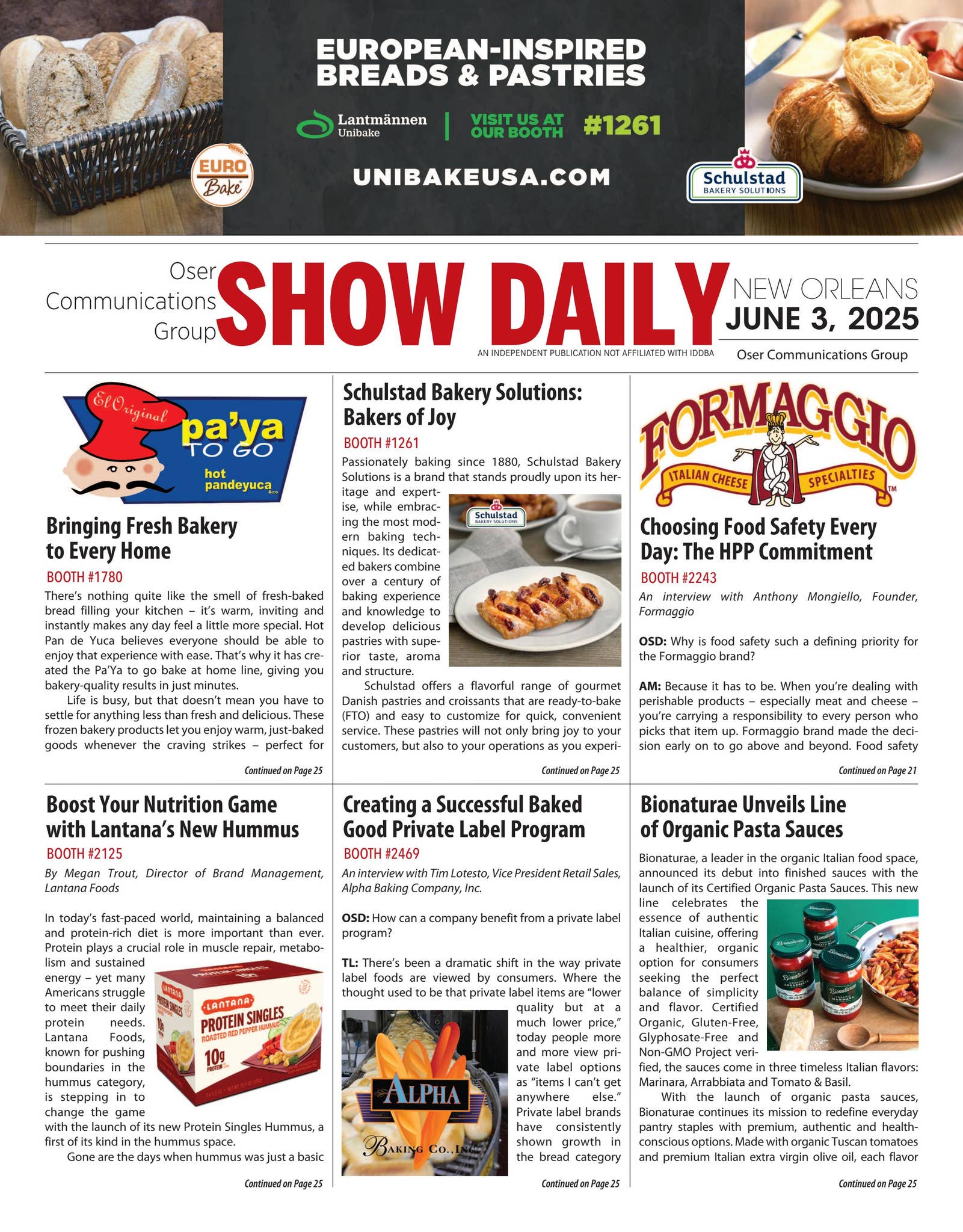 OCG Show Daily @ IDDBA • June 3, 2025 by OserCommunicationsGroup - Issuu