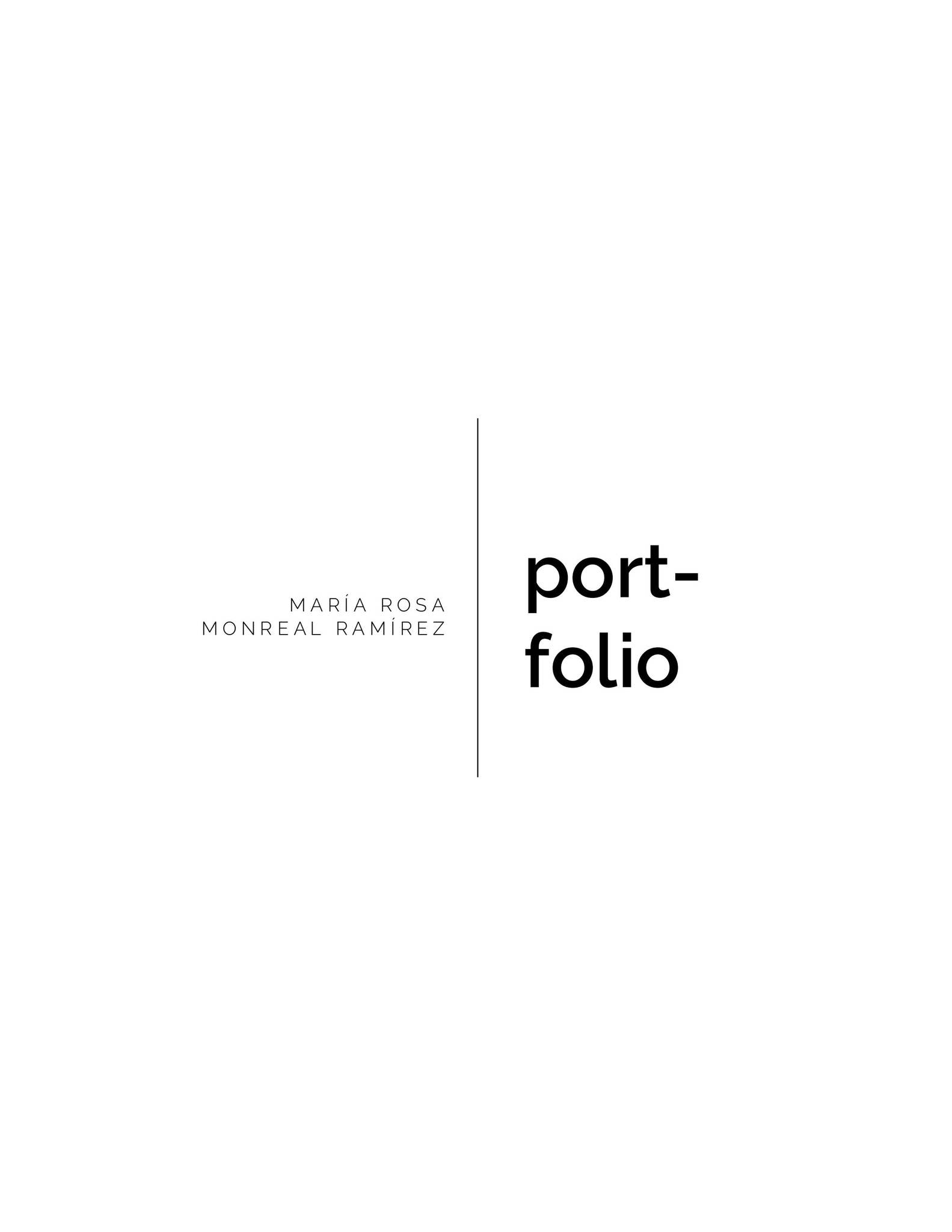 Portfolio_English by Maria Rosa Monreal - Issuu