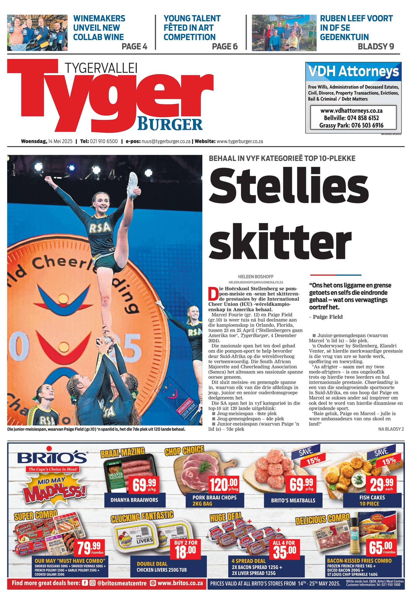 TygerBurger Tygervalley E-edition 14 May 2025 by Novus Media - Issuu