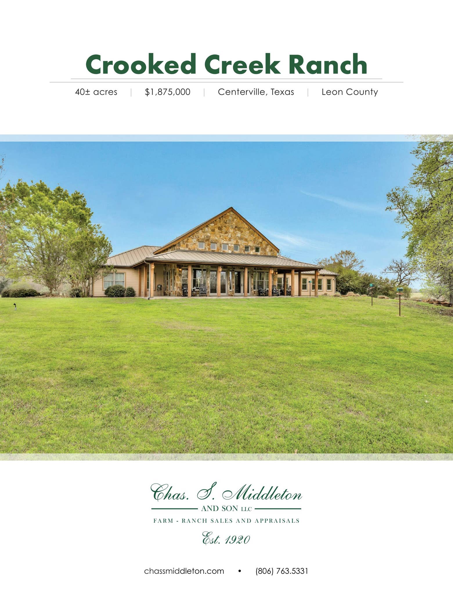 Crooked Creek Ranch | Leon County, Texas by csmandson - Issuu