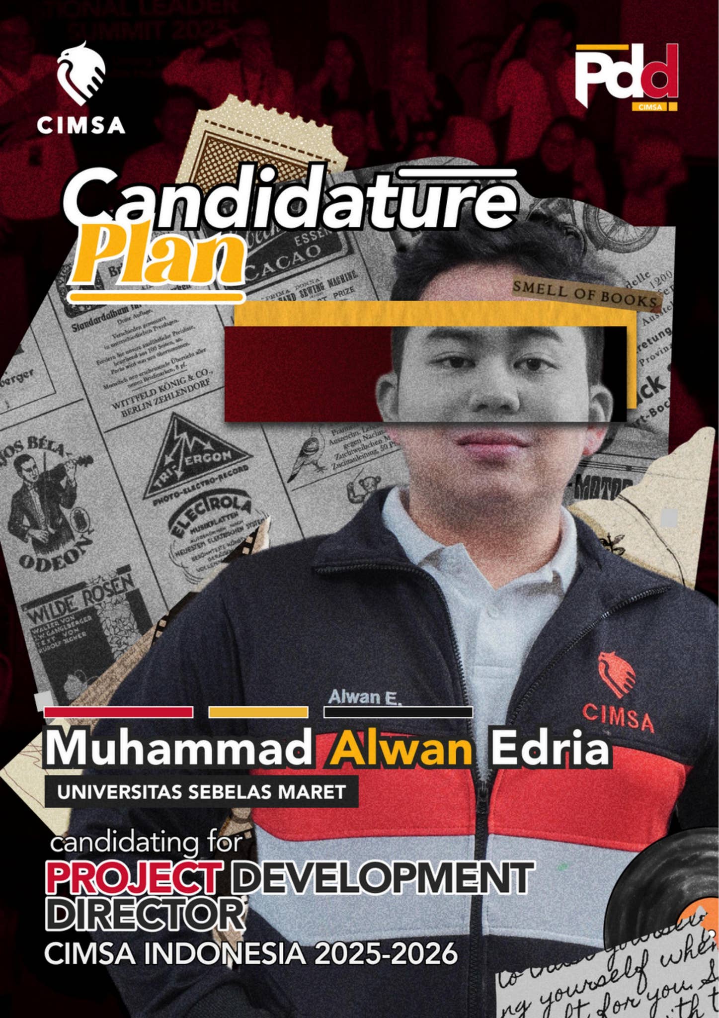 CANDIDATURE PLAN - Muhammad Alwan Edria for Project Development Director CIMSA 25-26 by Alwan ...