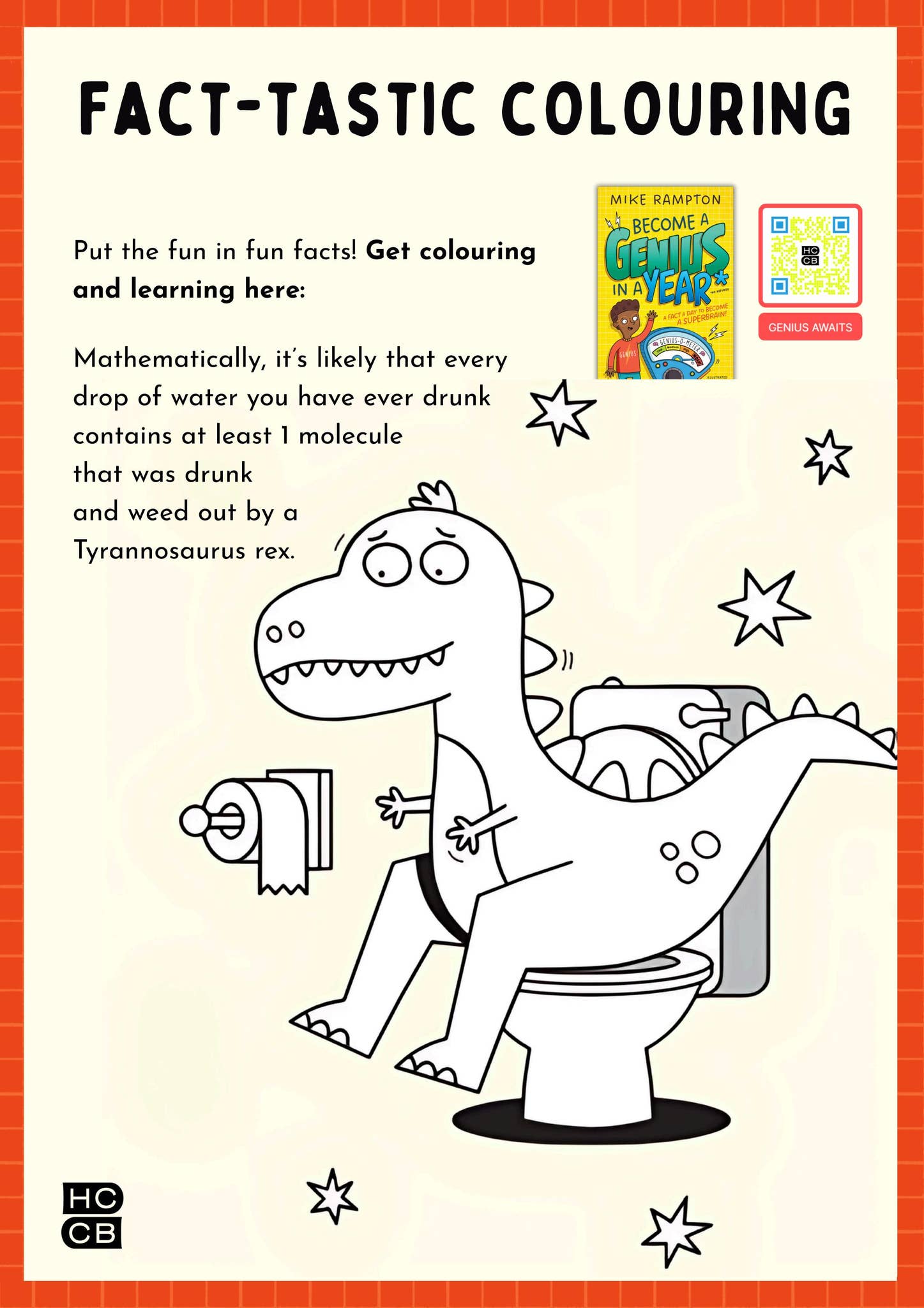 Become a Genius in a Year - Colouring sheet by harpercollinschildrens ...