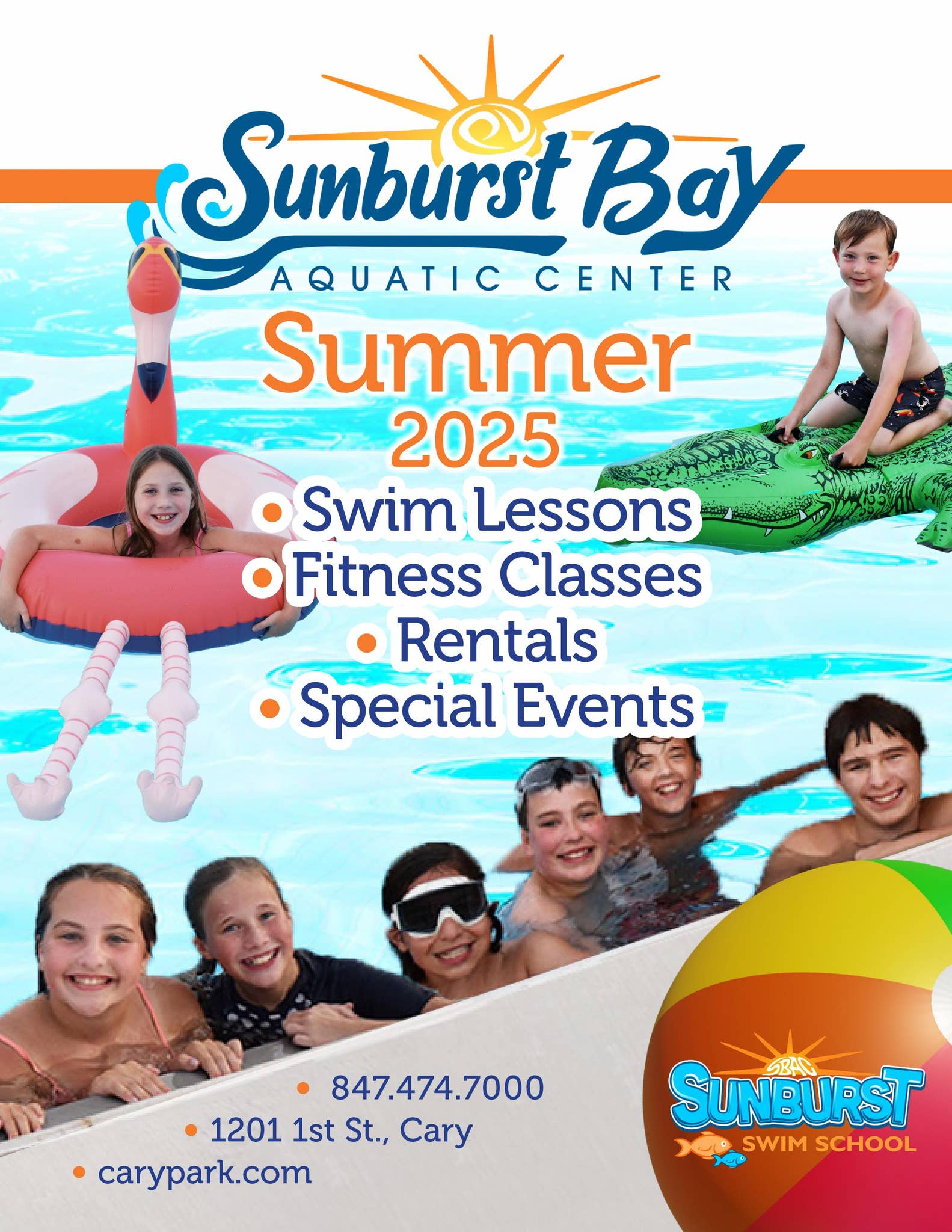 Sunburst Bay Aquatic Center Brochure 2025 by Katie Hughes - Issuu