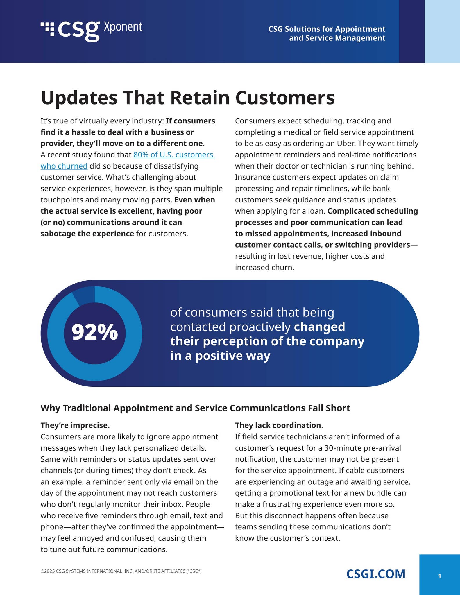 CSG Solutions for Appointment & Service Management by CSG Systems - Issuu