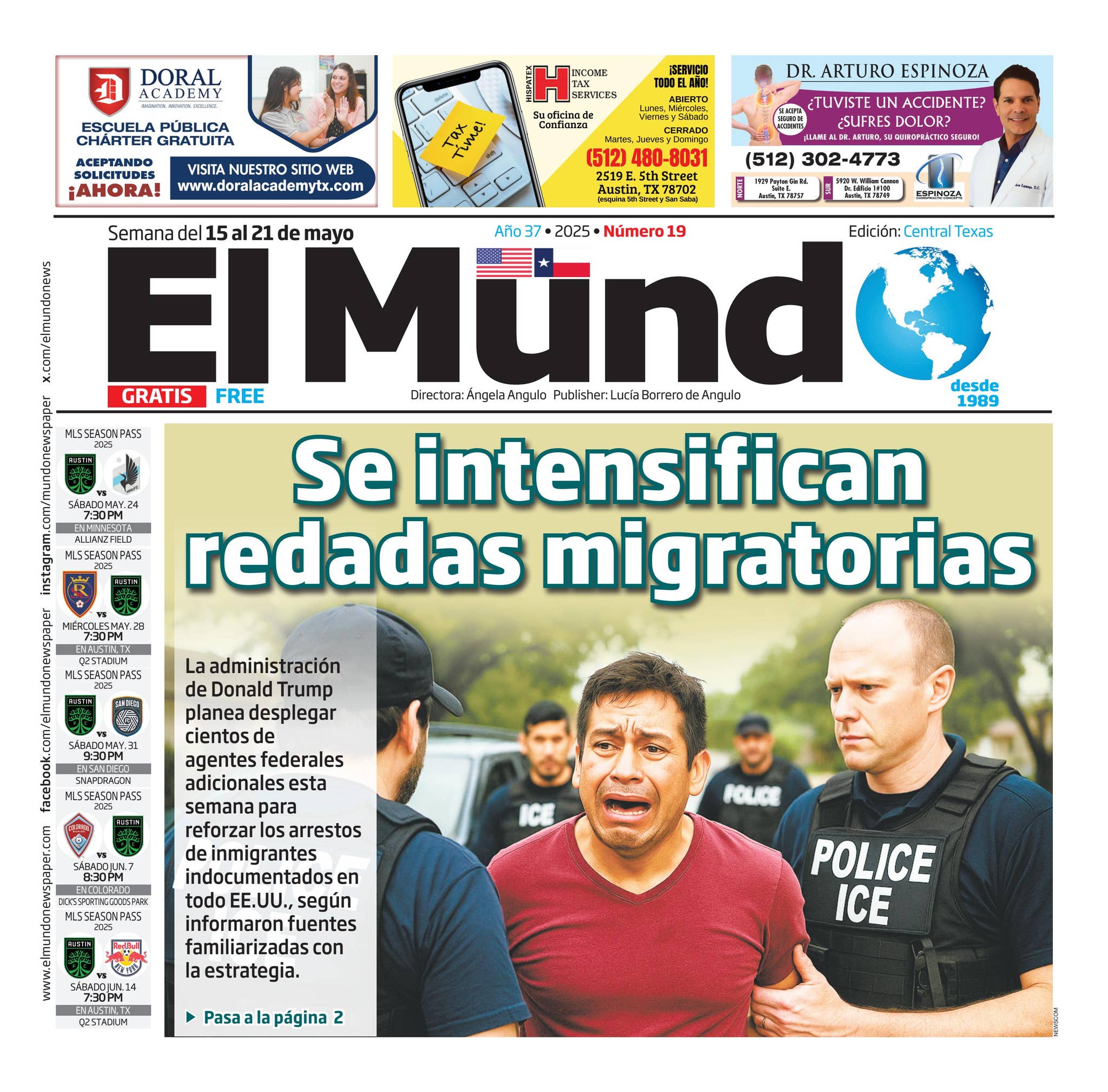 El Mundo Newspaper 19 - 2025 by El Mundo Newspaper - Issuu