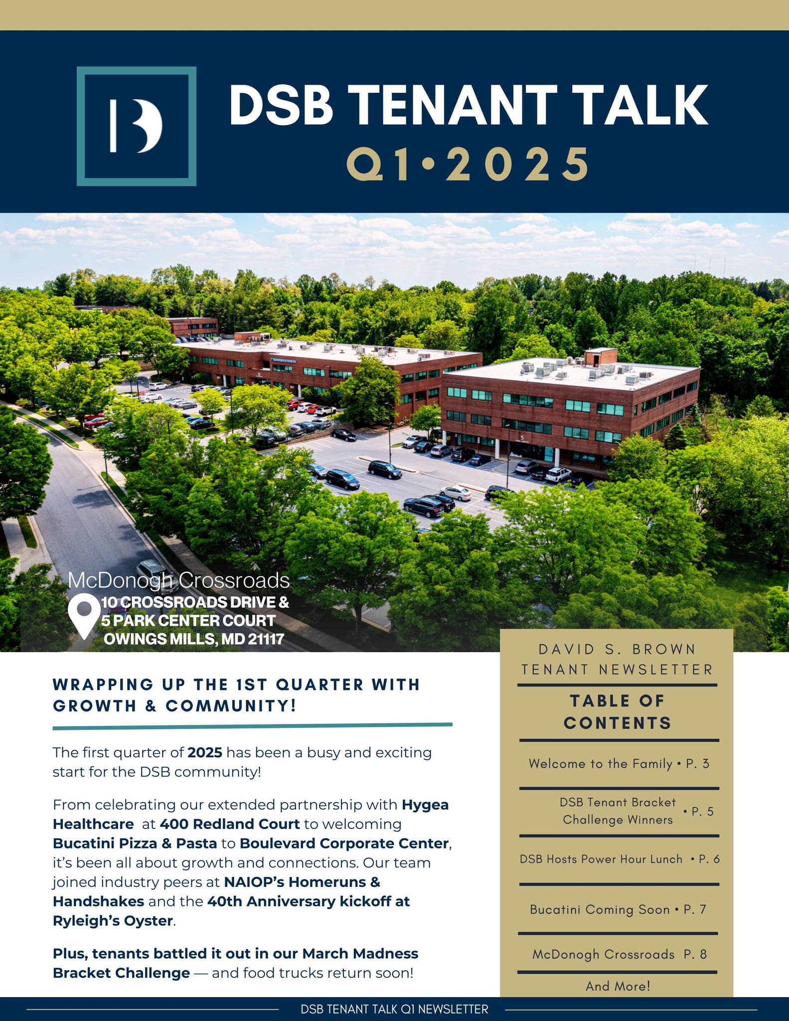 DSB Tenant Talk Q1 Newsletter 2025 FINAL by David S. Brown Enterprises ...