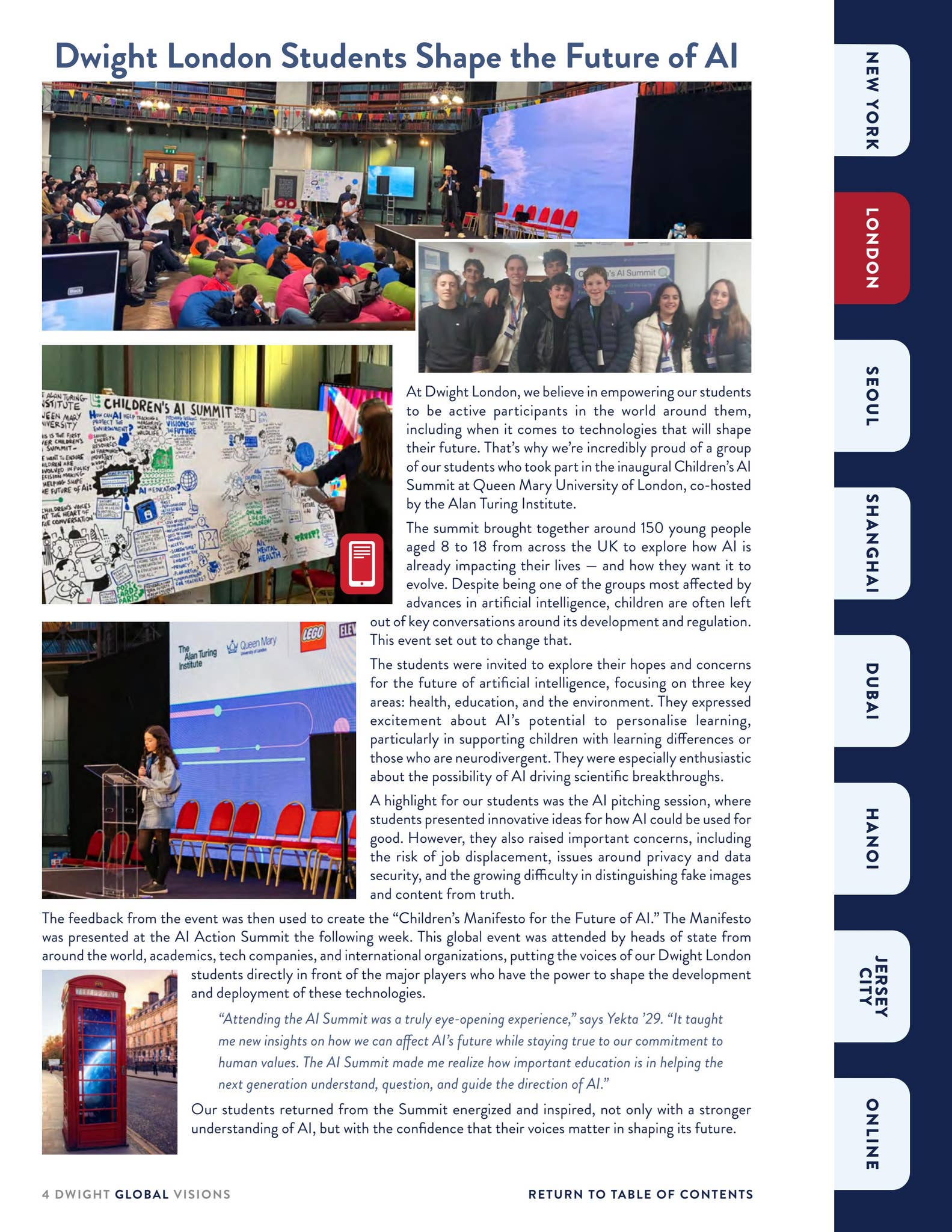 Dwight Global Visions Newsletter Spring 2025 by Dwight School - Issuu