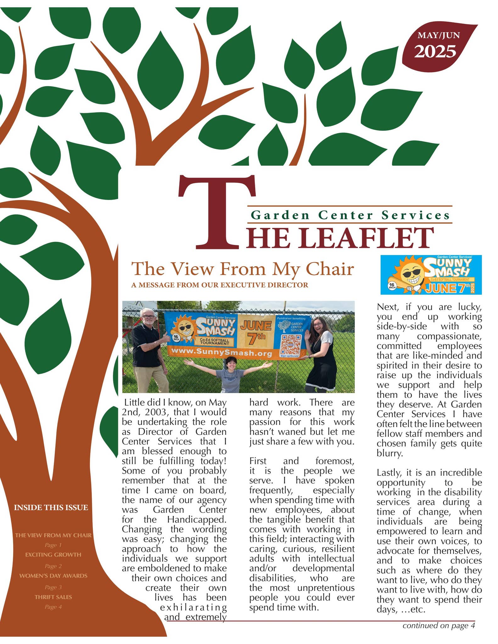 GCS Newsletter THE LEAFLET Issue MAY/JUN 2025 by Garden Center Services ...