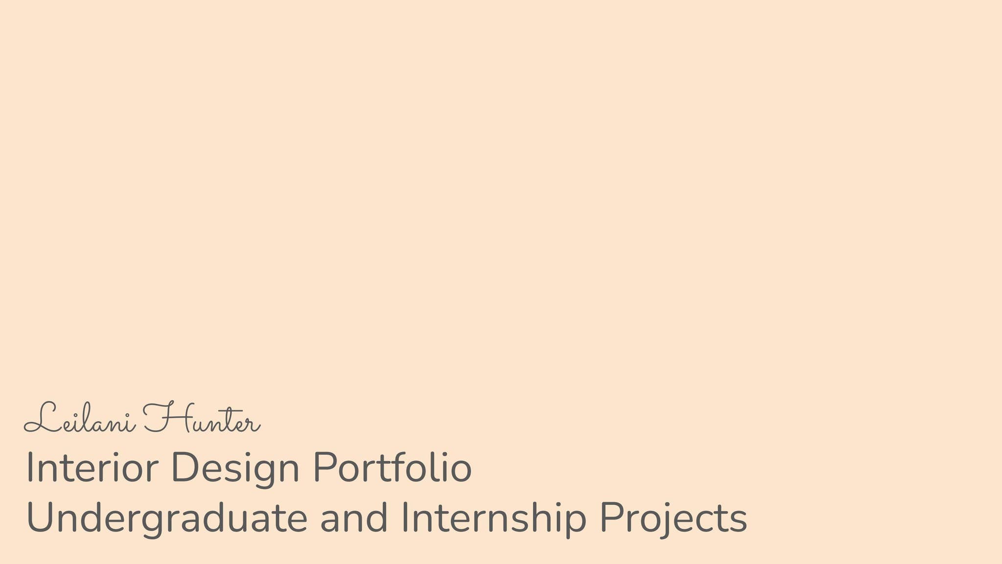 Leilani Hunter Design Portfolio 2025 by Leilani Hunter - Issuu