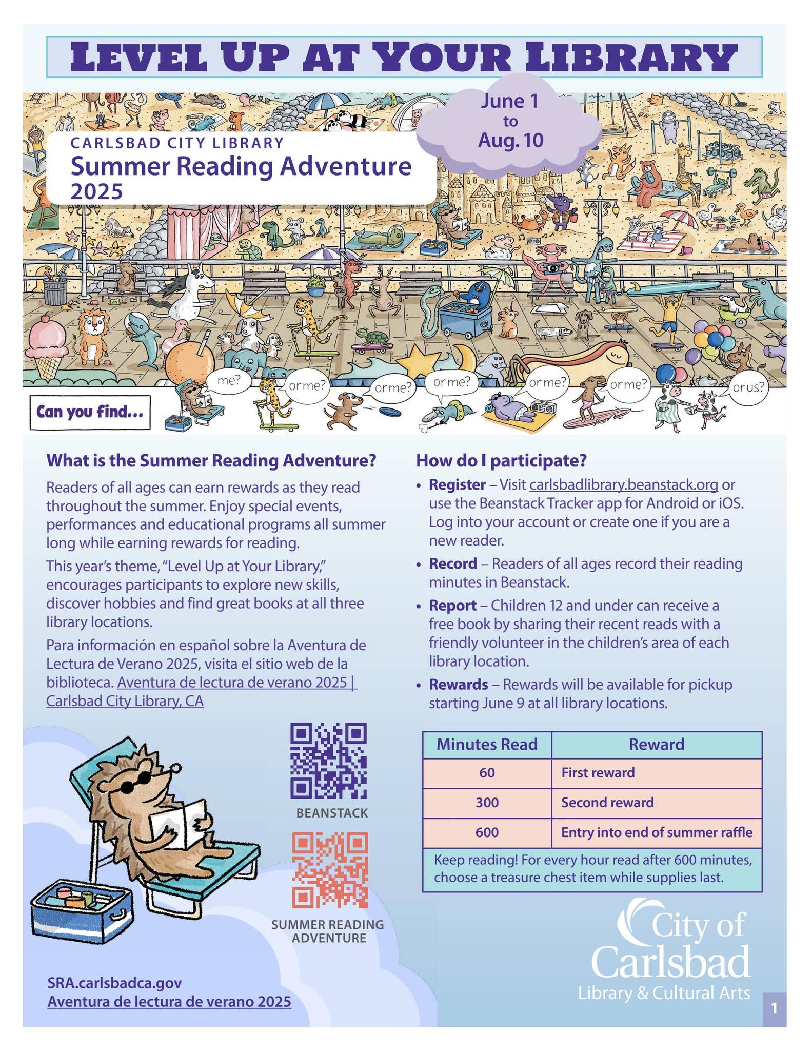Summer Reading Adventure 2025 by City of Carlsbad - Official - Issuu