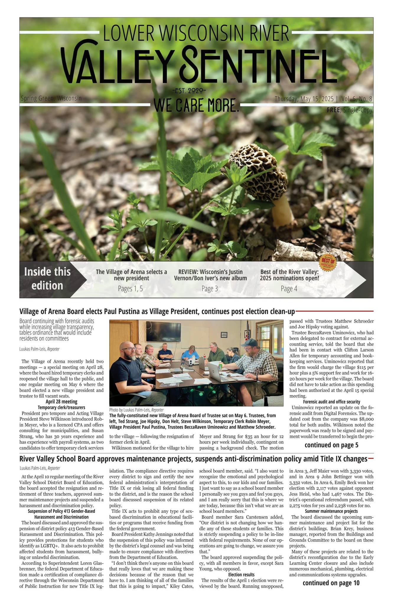 Valley Sentinel - 05-15-2025 by Valley Sentinel - Issuu