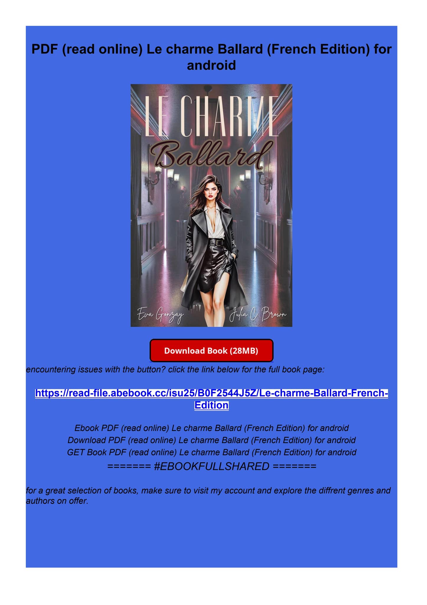PDF (read online) Le charme Ballard (French Edition) for android by ...