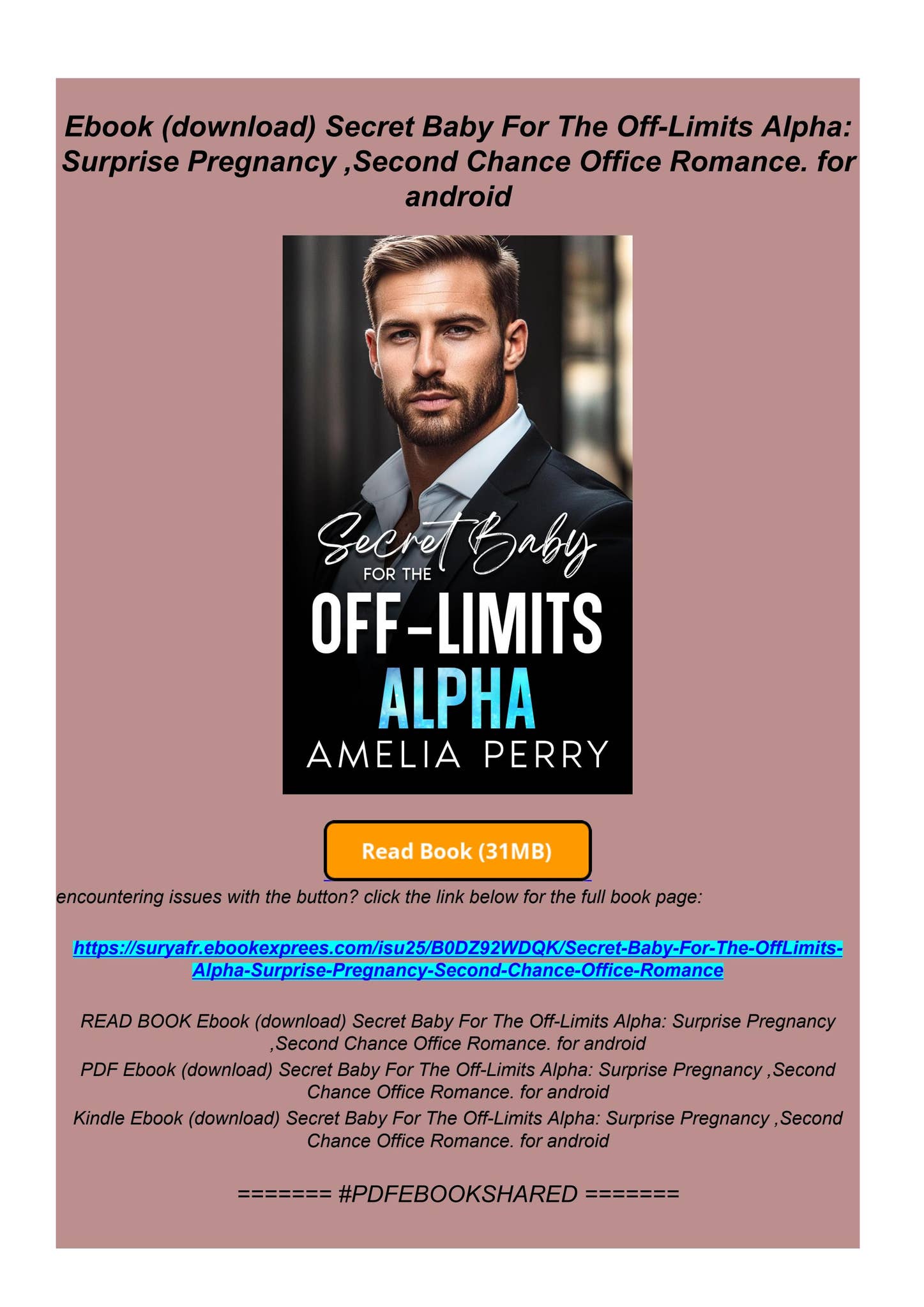 Ebook (download) Secret Baby For The Off-Limits Alpha: Surprise Pregnancy ,Second Chance Office ...