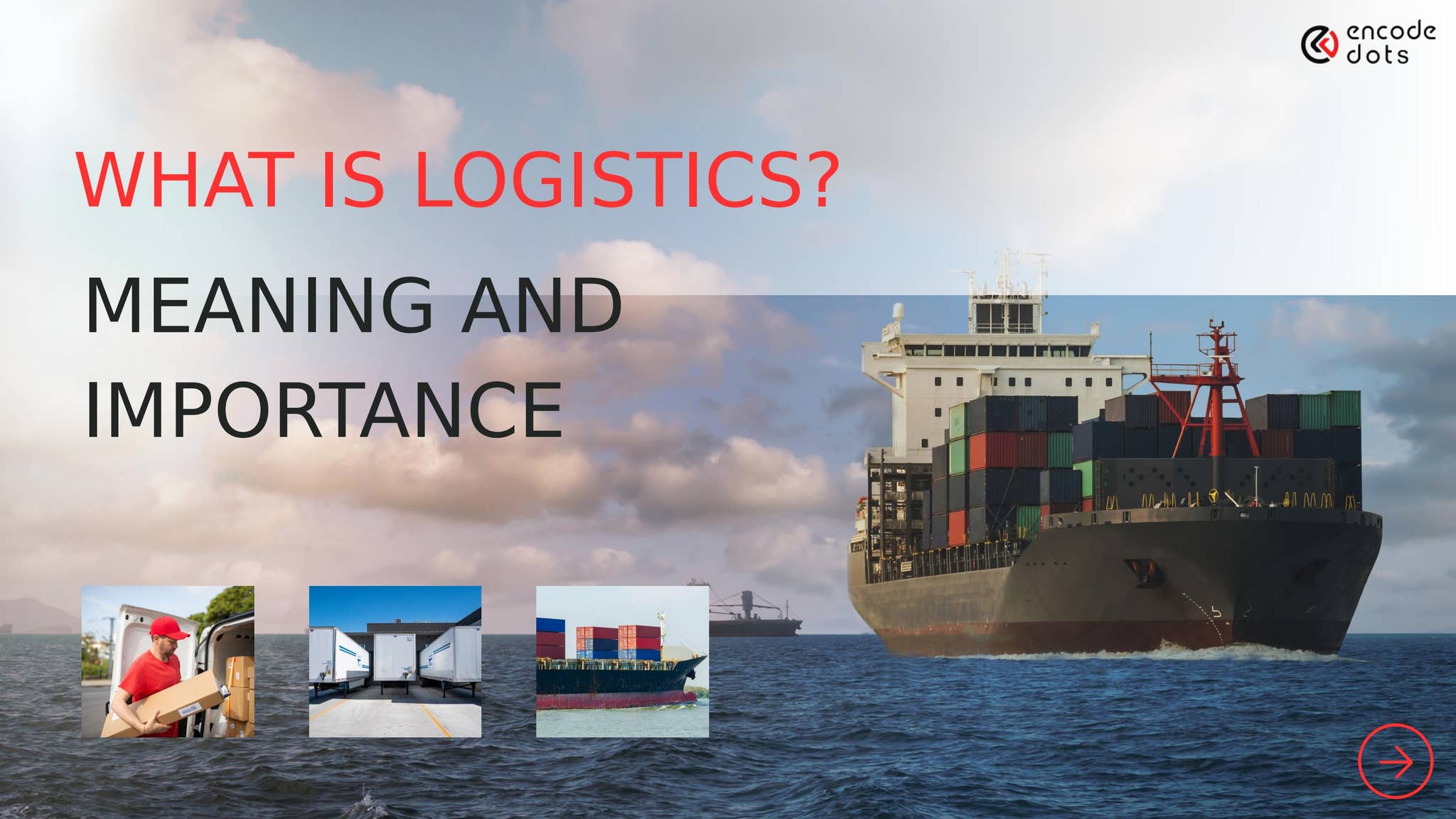 What is Logistics - Meaning and Importance by EncodeDots - Issuu
