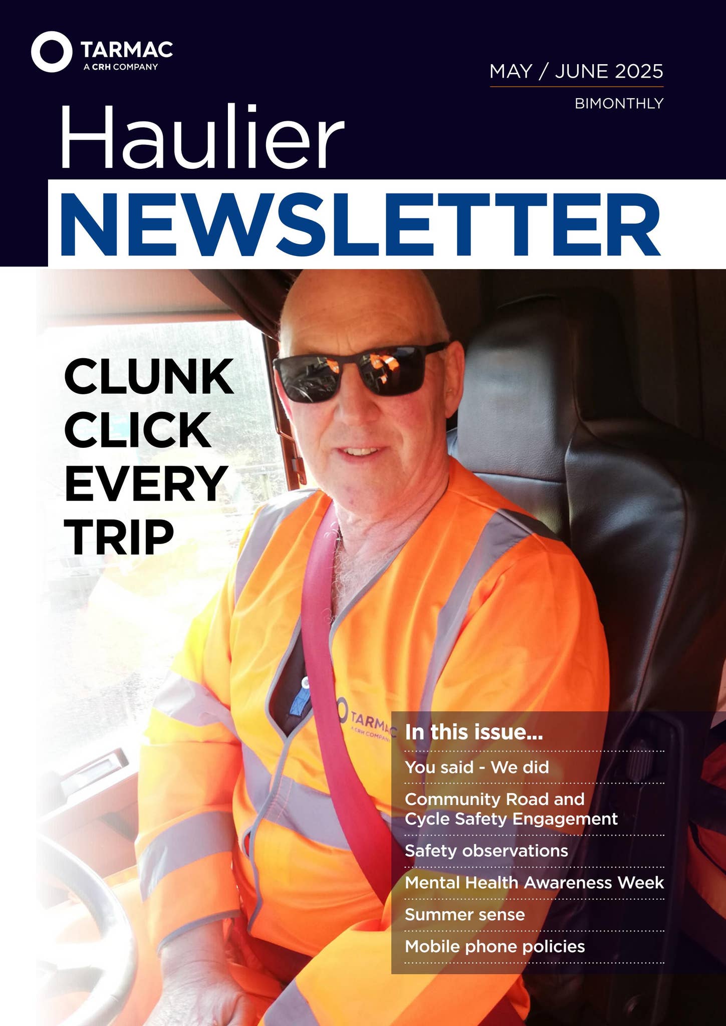 Haulier Newsletter May/June 2025 by Tarmac - Issuu