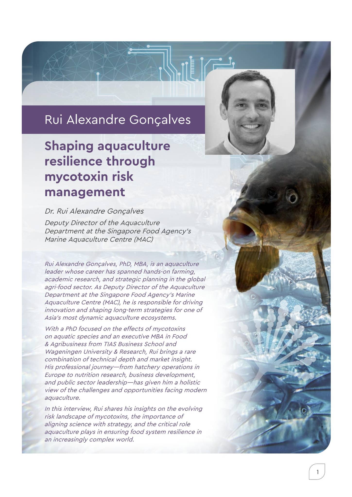 Rui Alexandre Gonçalves - Shaping aquaculture resilience through ...