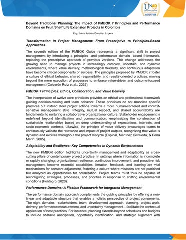 Beyond Traditional Planning: The Impact of PMBOK 7 Principles and ...