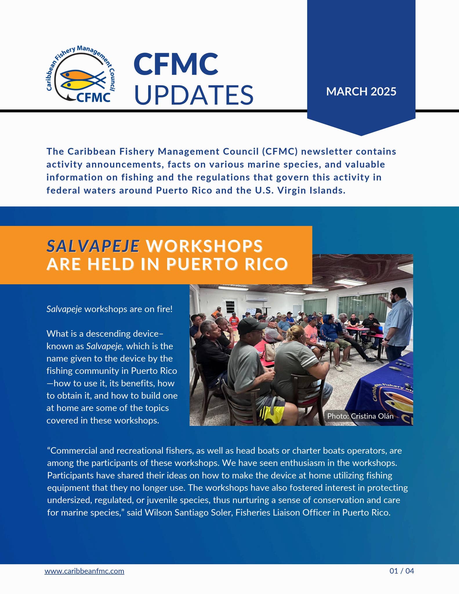 CFMC Updates (March 2025) by Caribbean Fishery Management Council - Issuu