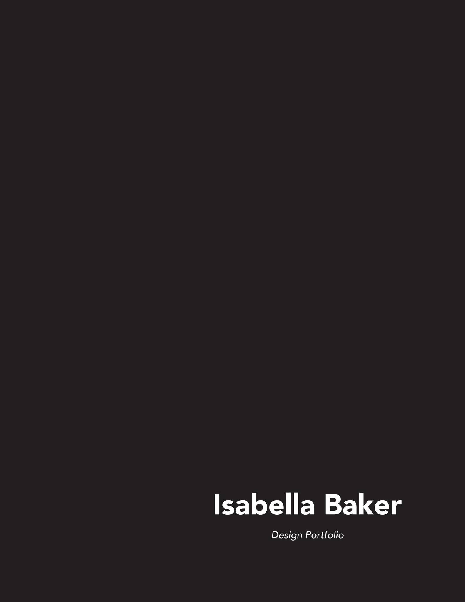 Baker_portfolio by ibaker1 - Issuu