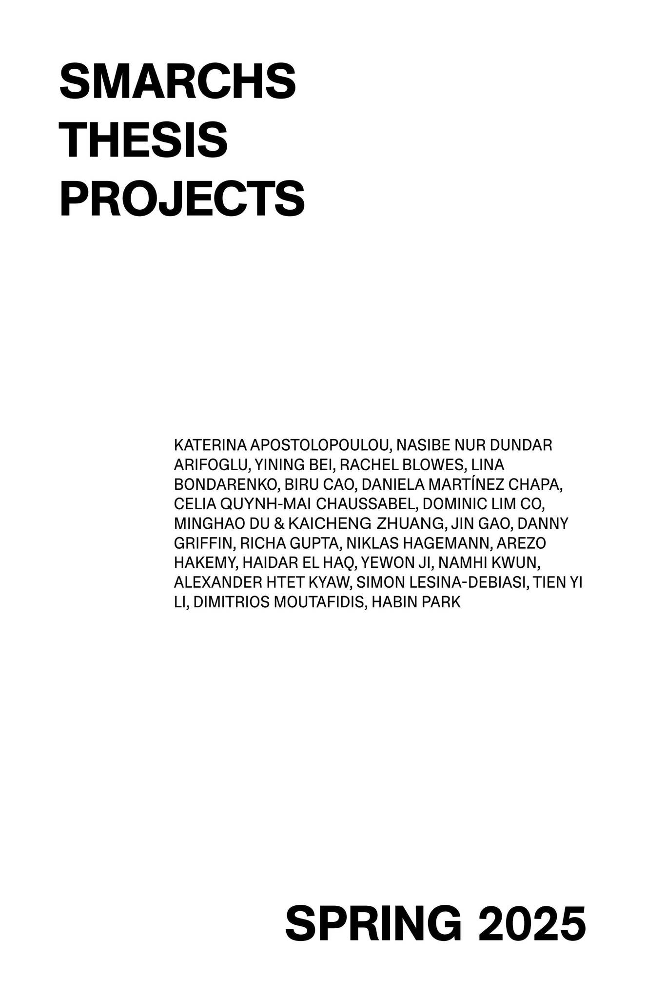 MIT SMArchs Spring 2025 Thesis by MIT Architecture - Issuu