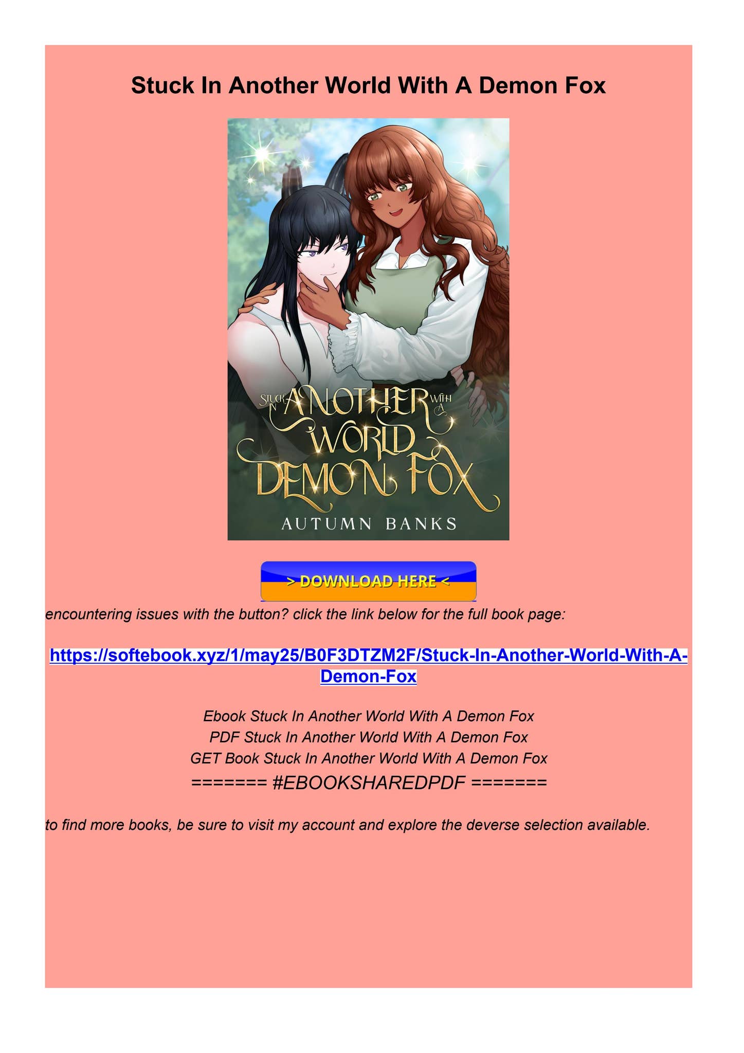 Read [PDF] Stuck In Another World With A Demon Fox by hannahkellya - Issuu