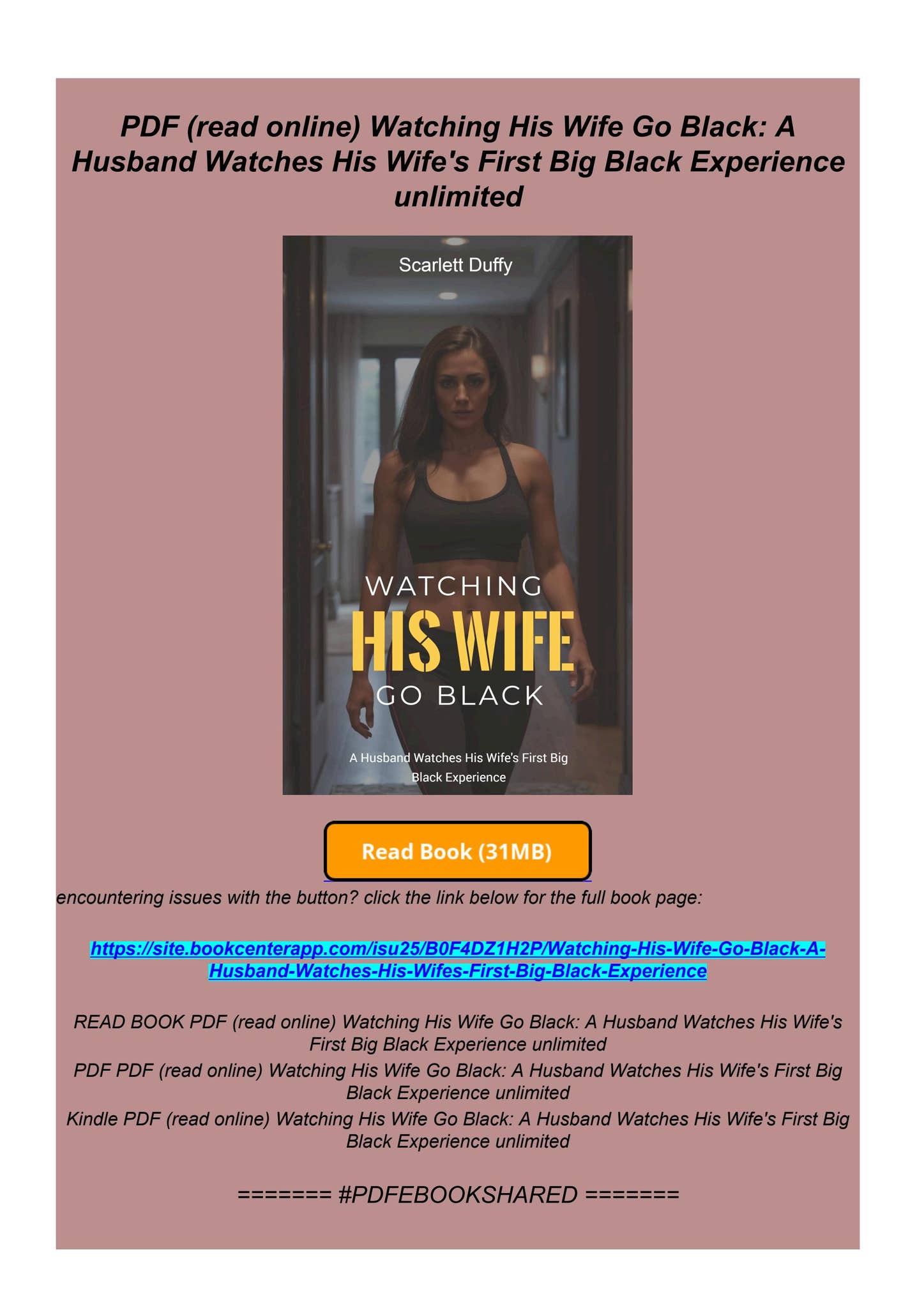 PDF (read online) Watching His Wife Go Black: A Husband Watches His ...