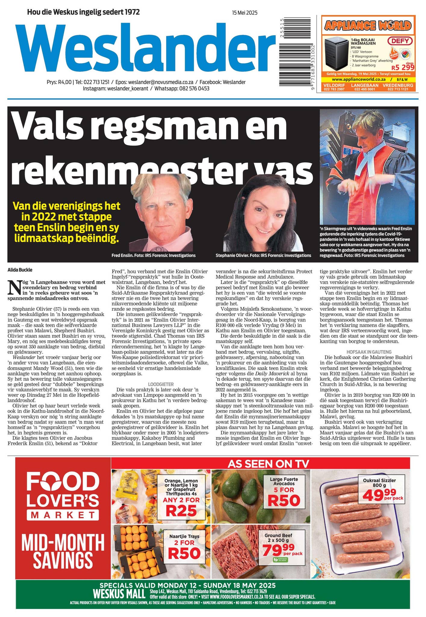Weslander-E-edition-15 May 2025 by Novus Media - Issuu