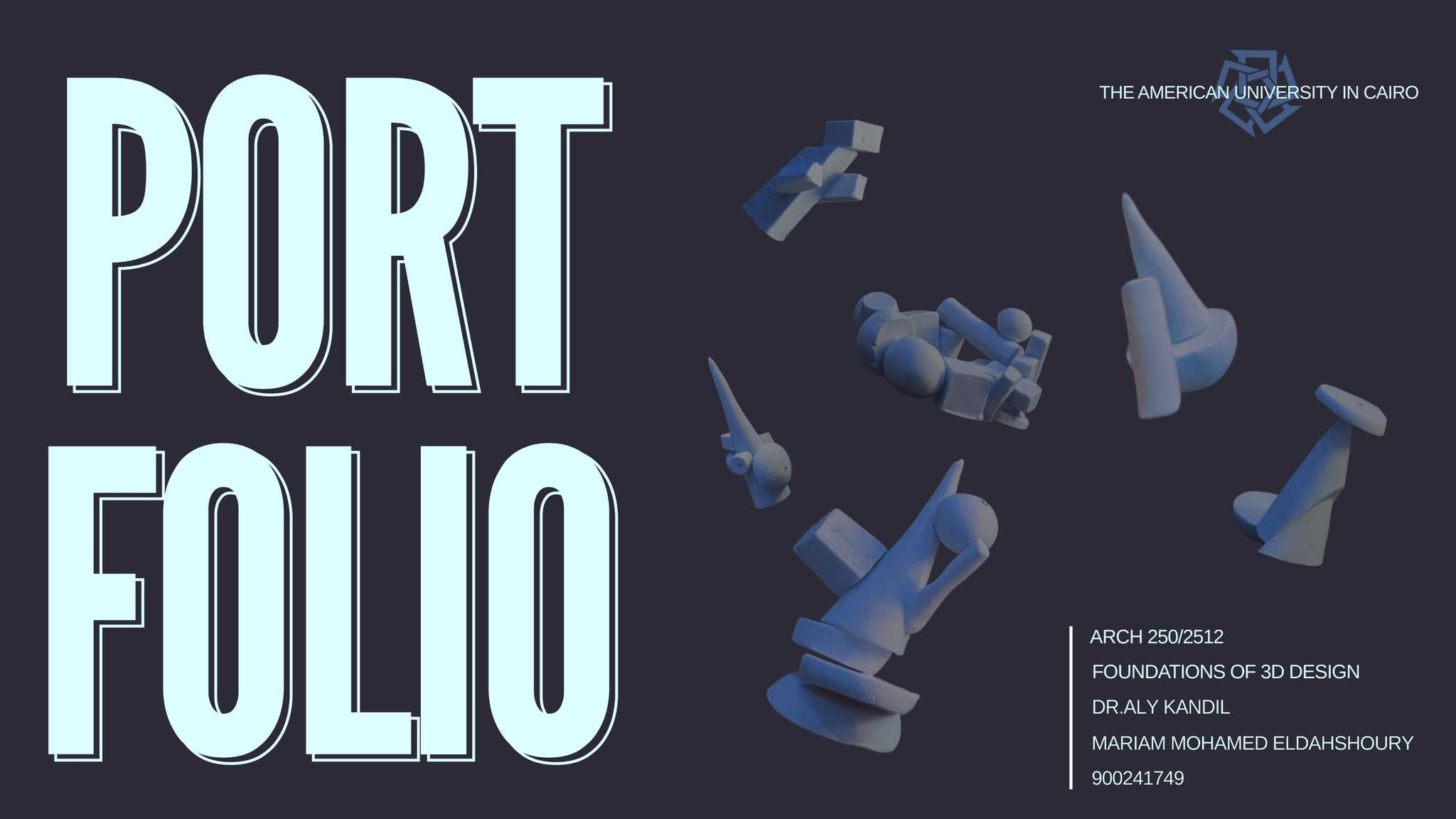 Mariam's 3D Portfolio by mariameldahshouryy - Issuu