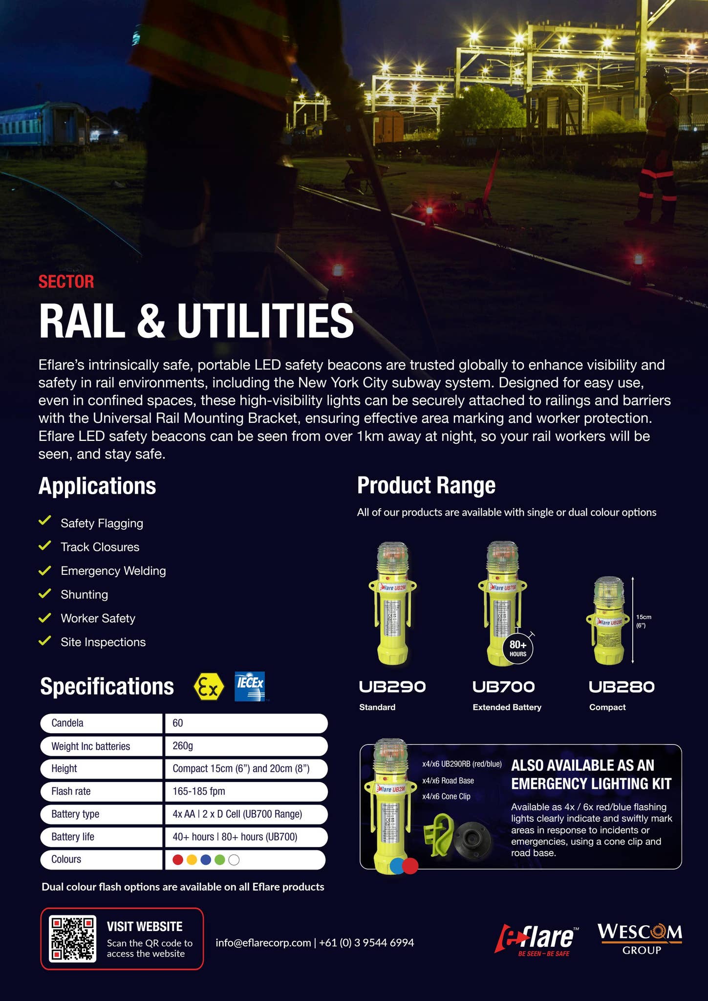 Eflare Capability: Rail & Utilities Hazard Warning by Wescom Group - Issuu
