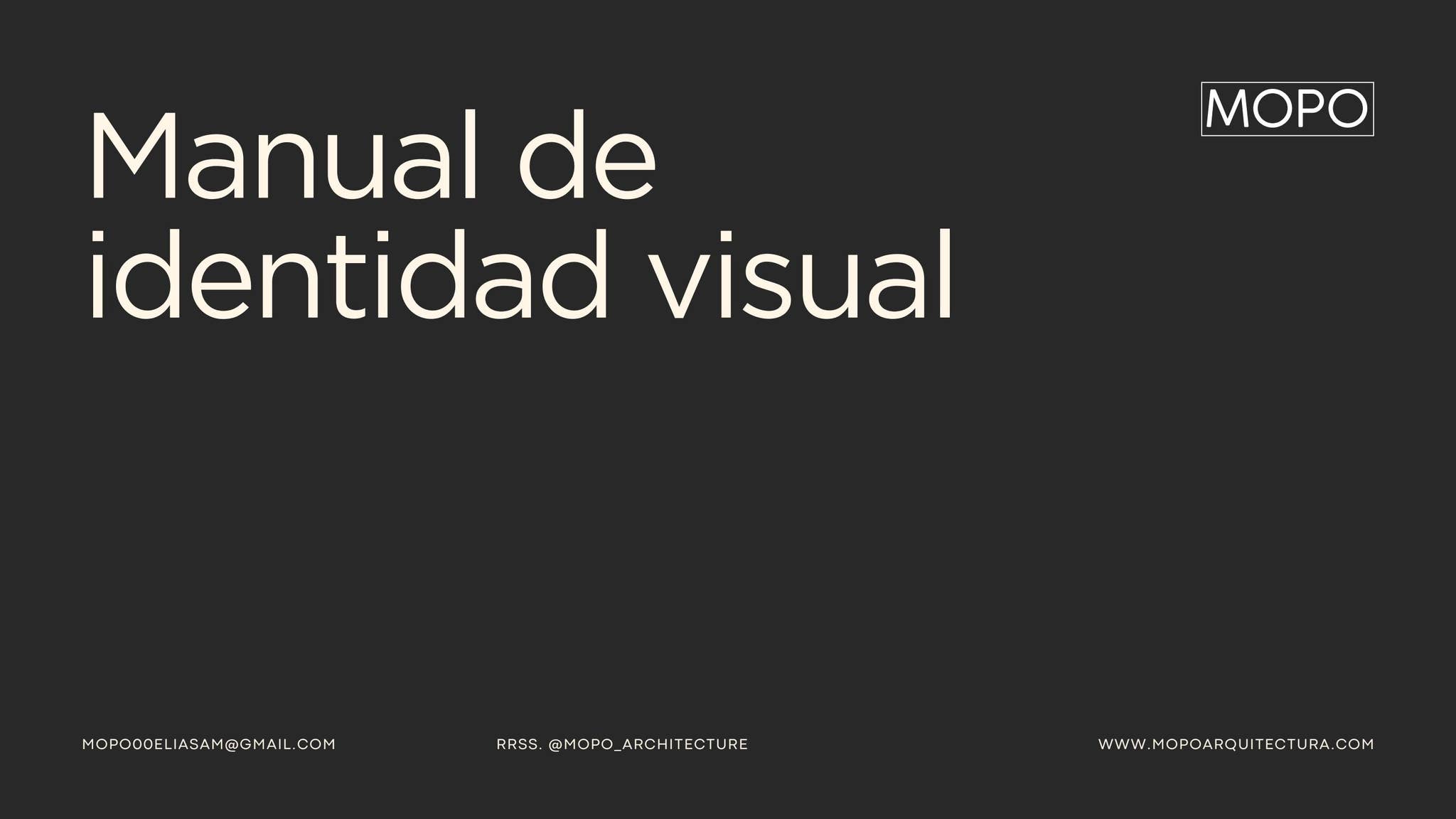 Manual de Identidad MOPO by Samuel Morales Portillo - Issuu