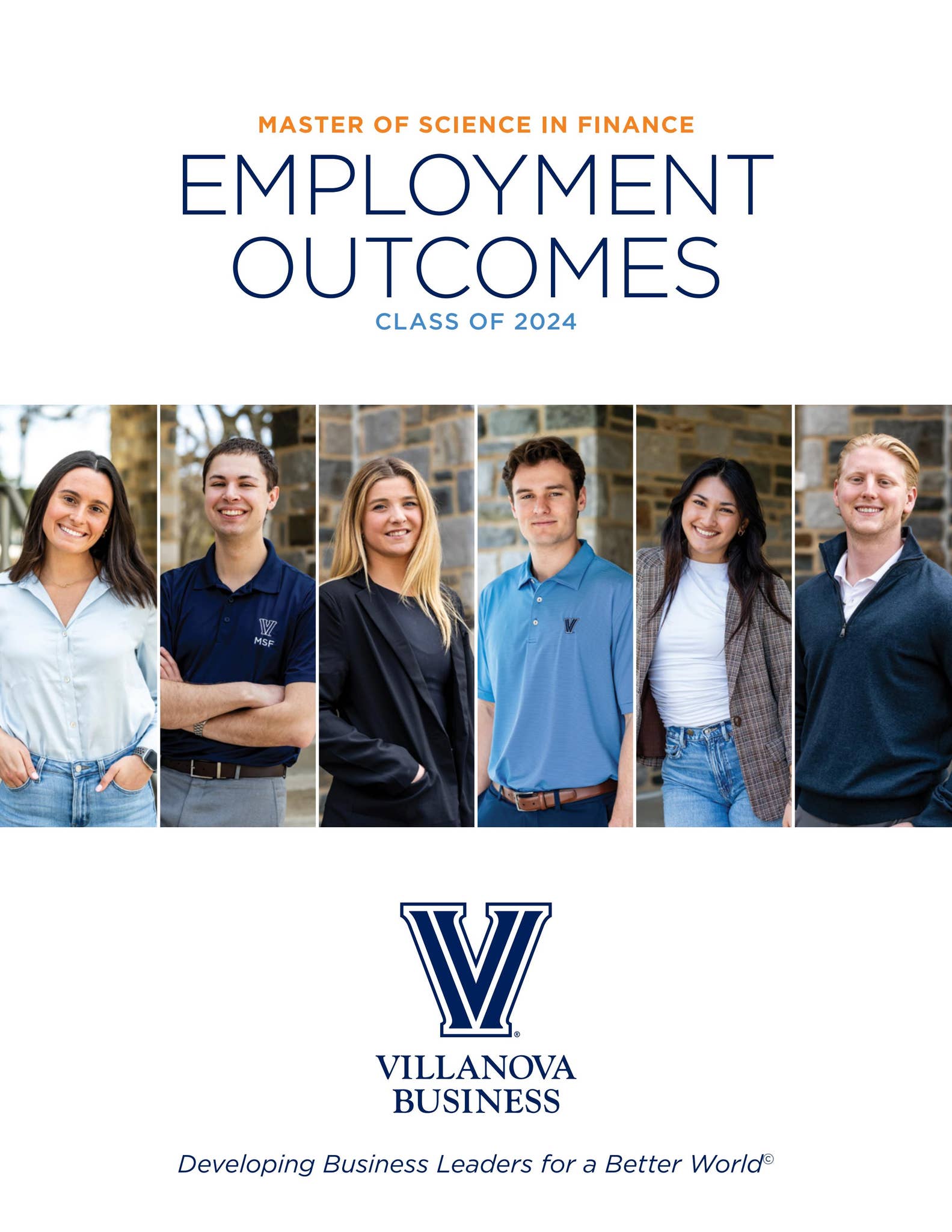 MSF Employment Outcomes Class of 2024 by Villanova School of Business ...