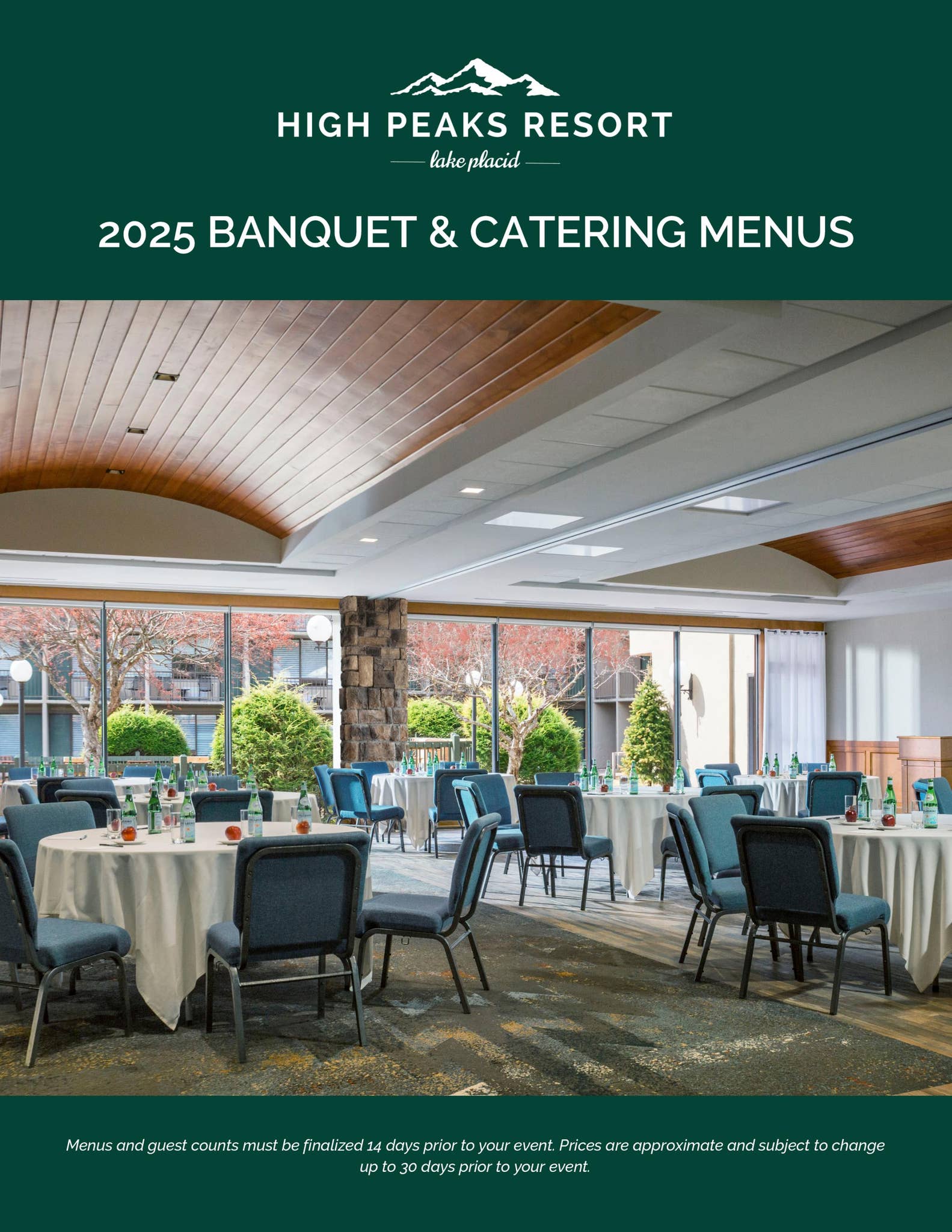 High Peaks Resort Catering Menus by spirehospitality - Issuu