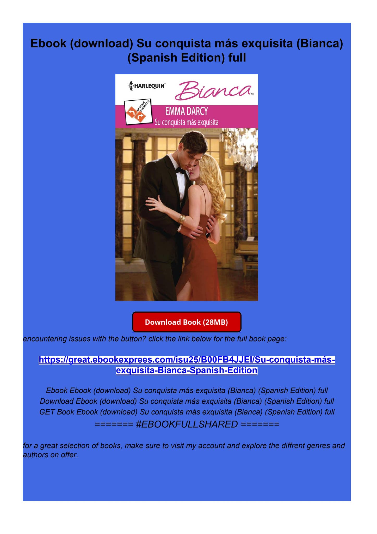 Ebook (download) Su conquista más exquisita (Bianca) (Spanish Edition ...