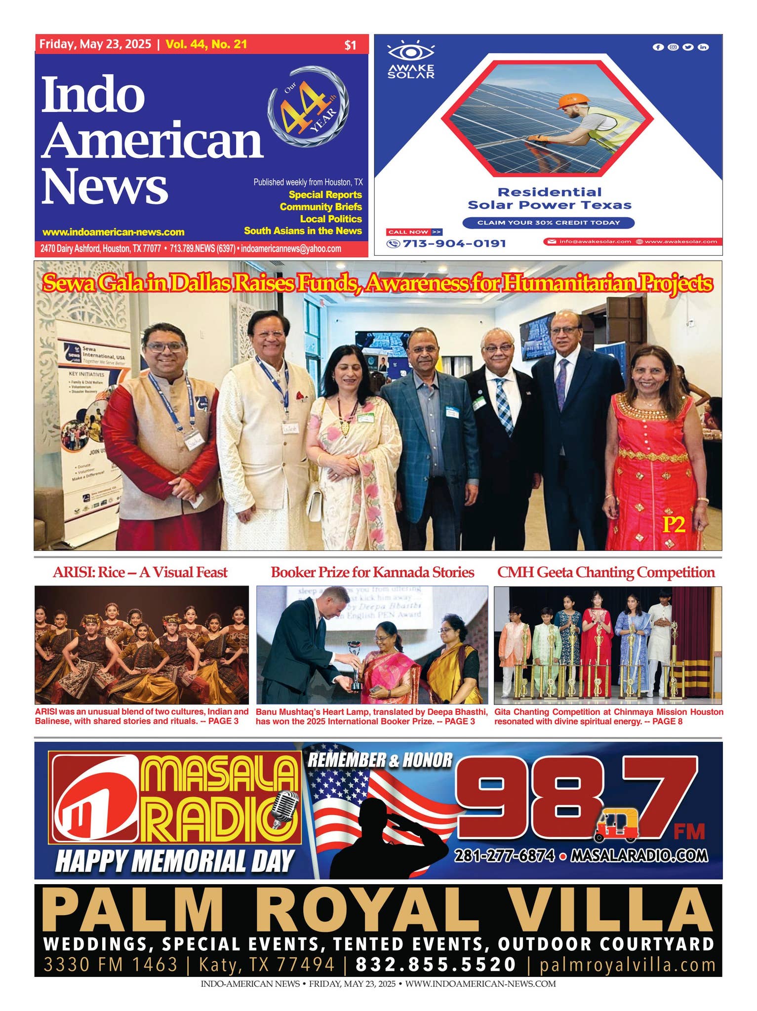 Indo-American News: May 23, 2025 by Indo American News - Issuu