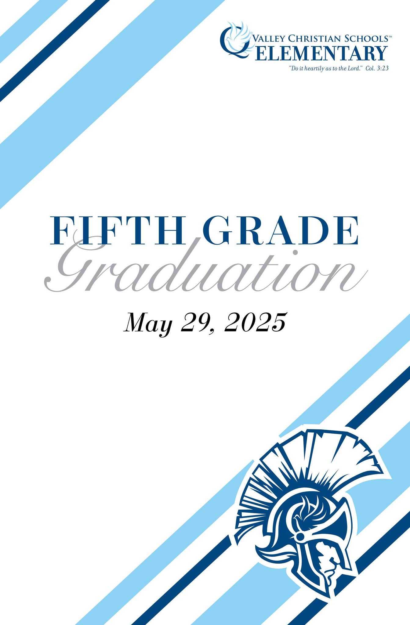 Elementary 5th Grade Graduation Program by Valley Christian Schools - Issuu