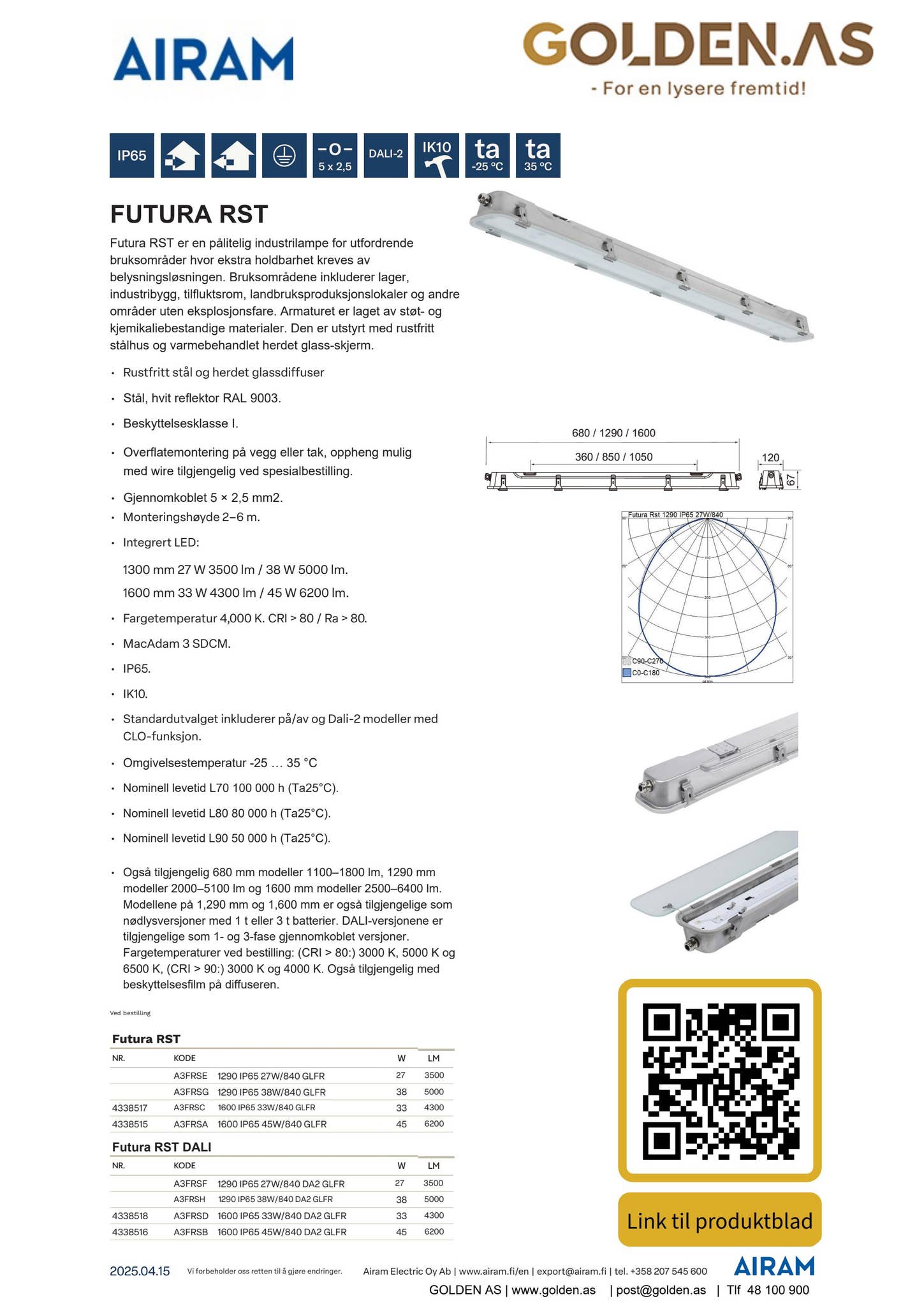 FUTURA RST AIRAM 20250415-2 GOLDEN by GOLDEN Lighting - Issuu