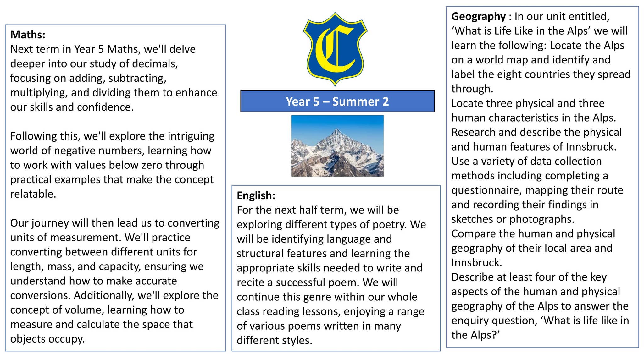 Y5 Summer 2 Homework Menu by Schudio - Issuu