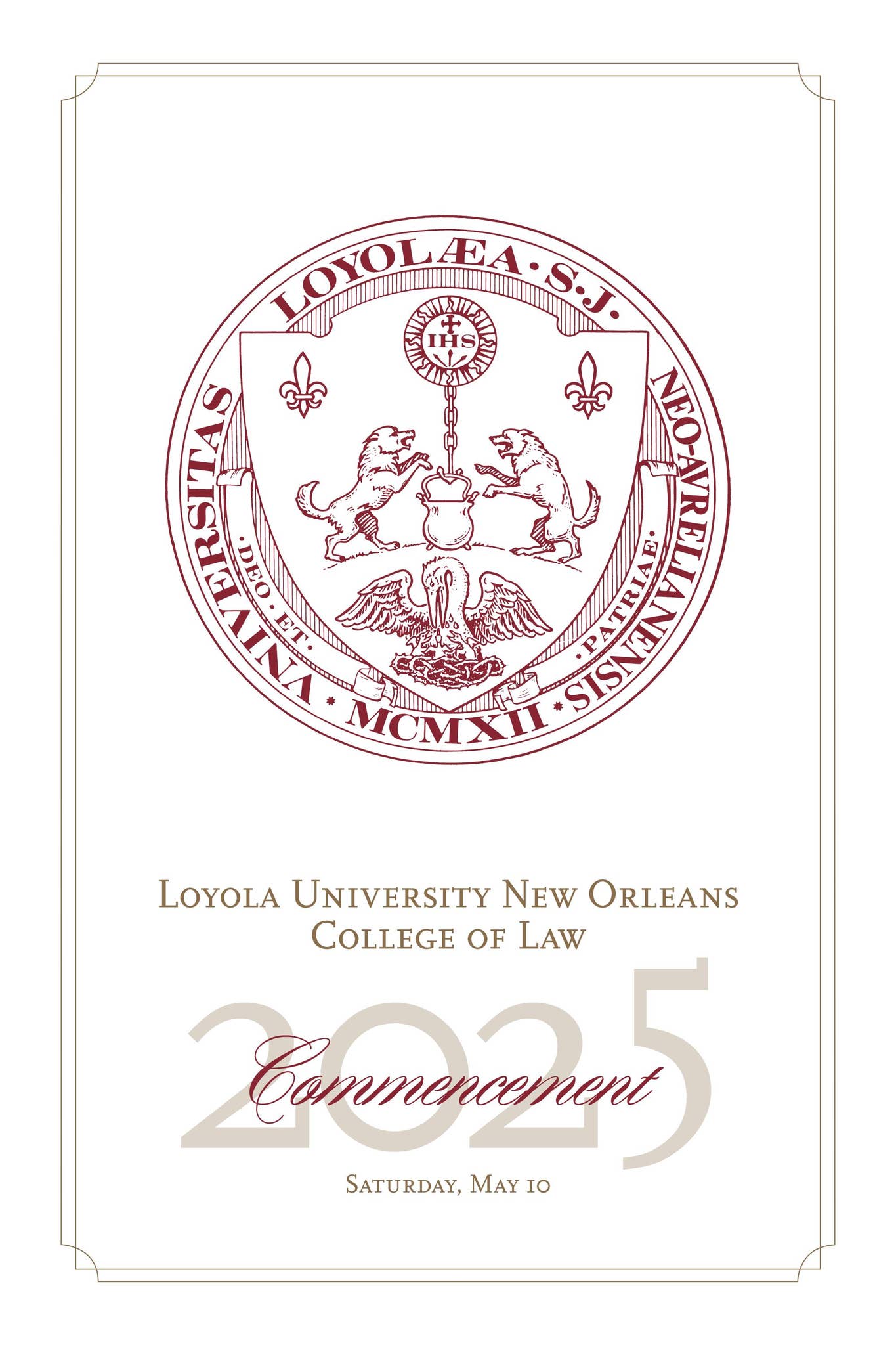 Commencement 2025 | Law by Loyola University New Orleans - Issuu