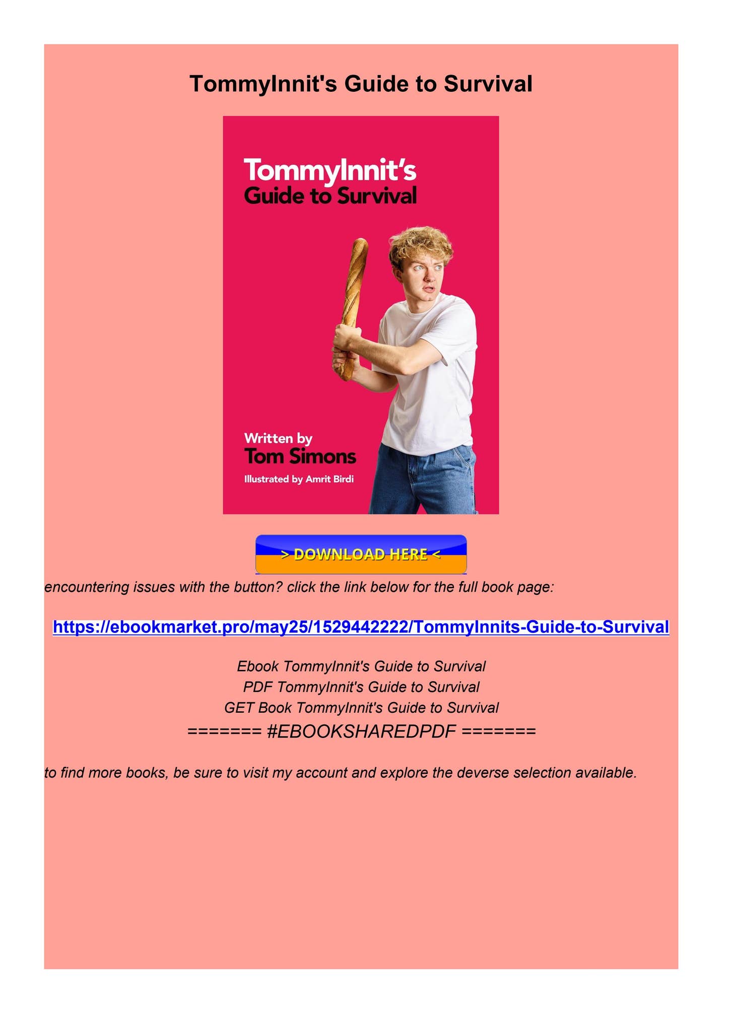 [PDF] TommyInnit's Guide to Survival by yelenashetekauria - Issuu