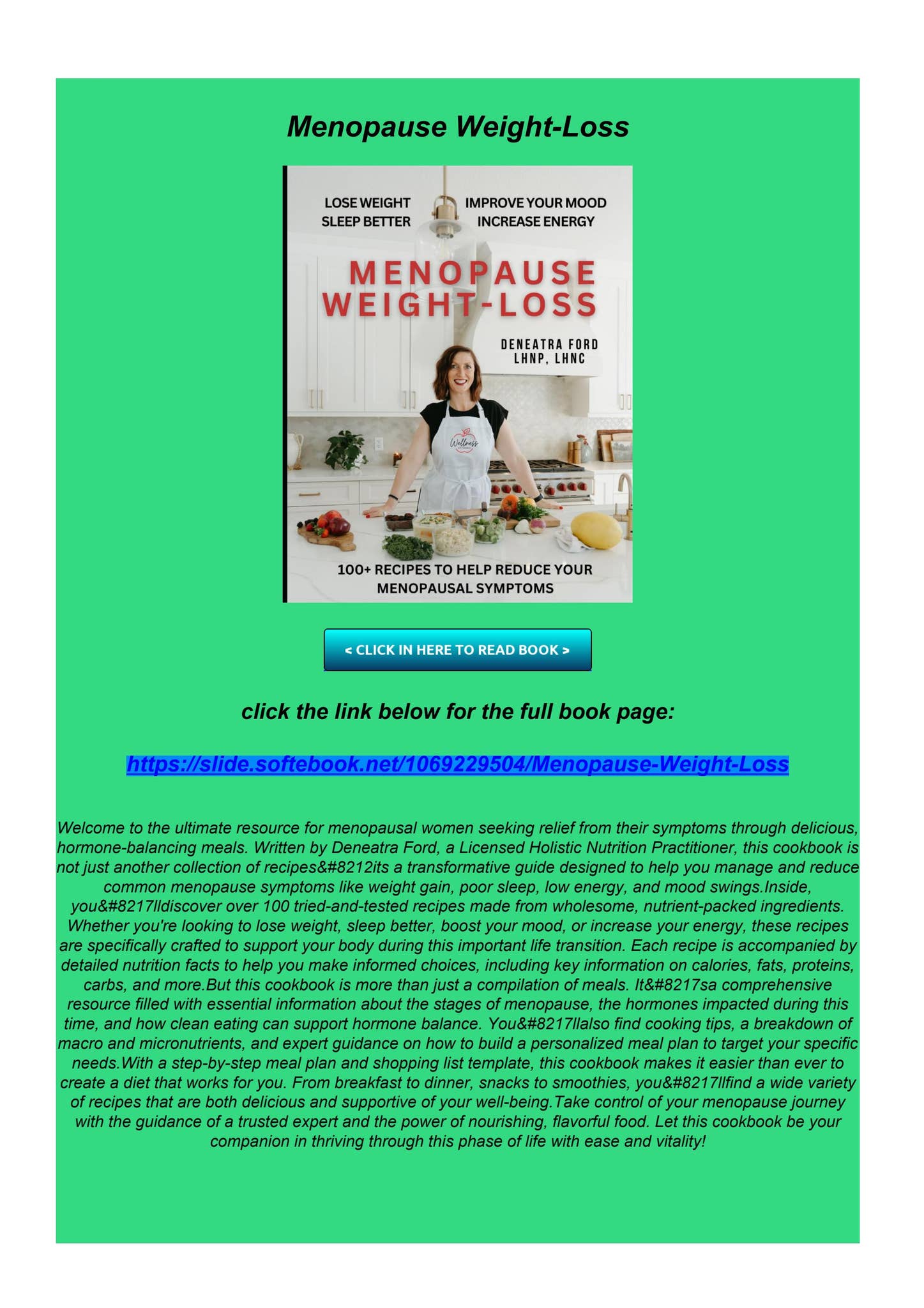 Get PDF Menopause Weight-Loss by zoiebridemccormick - Issuu