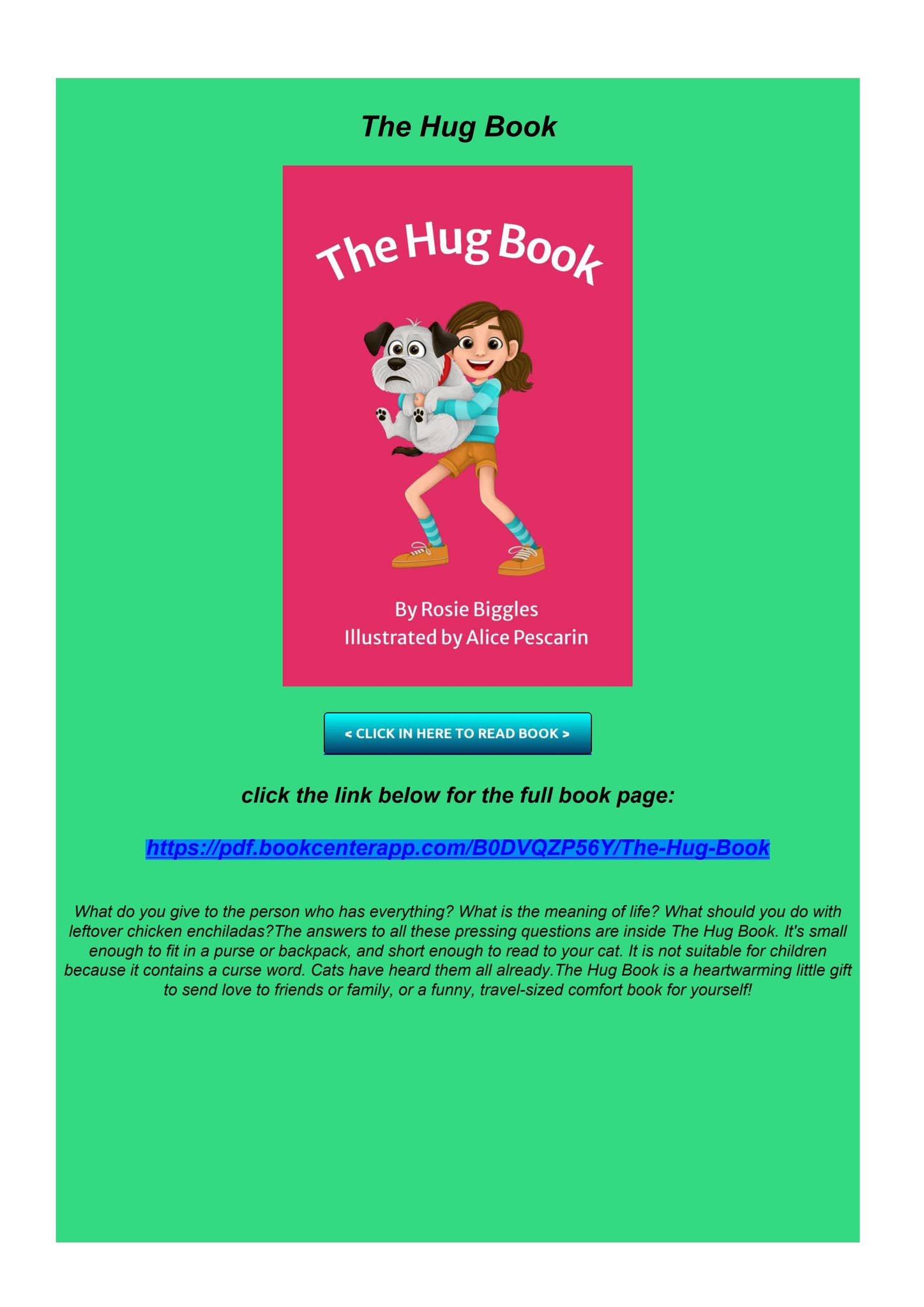 PDF Read The Hug Book by enochbridesnyder - Issuu