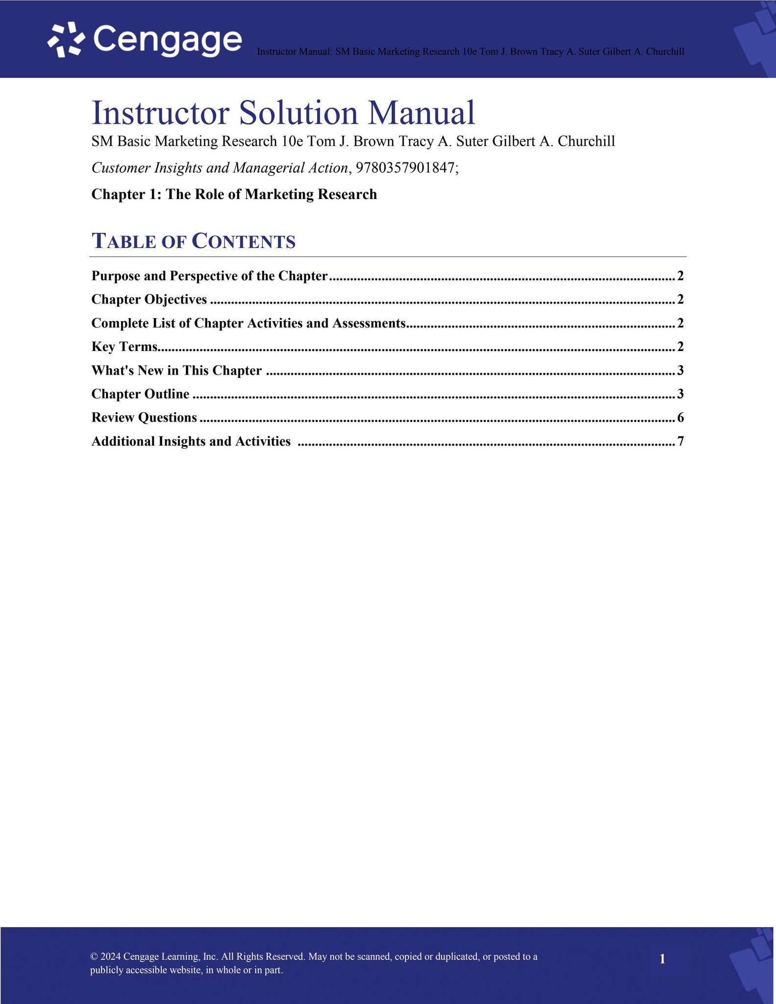 Basic Marketing Research 10th Tom J. Brown, Tracy A. Suter, Gilbert A ...