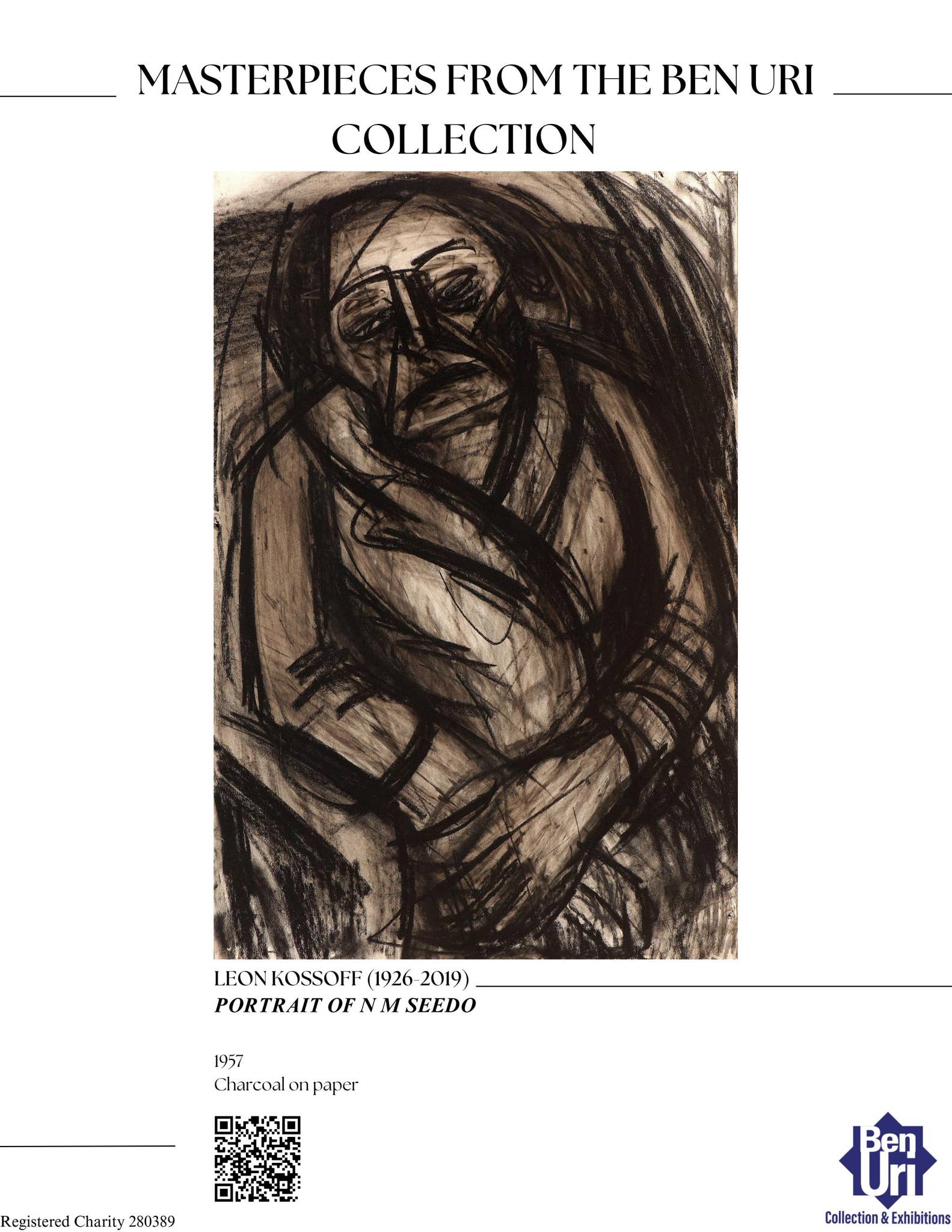 Masterpieces of the Ben Uri Collection - LEON KOSSOFF (1926-2019) PORTRAIT OF N M SEEDO by Ben ...