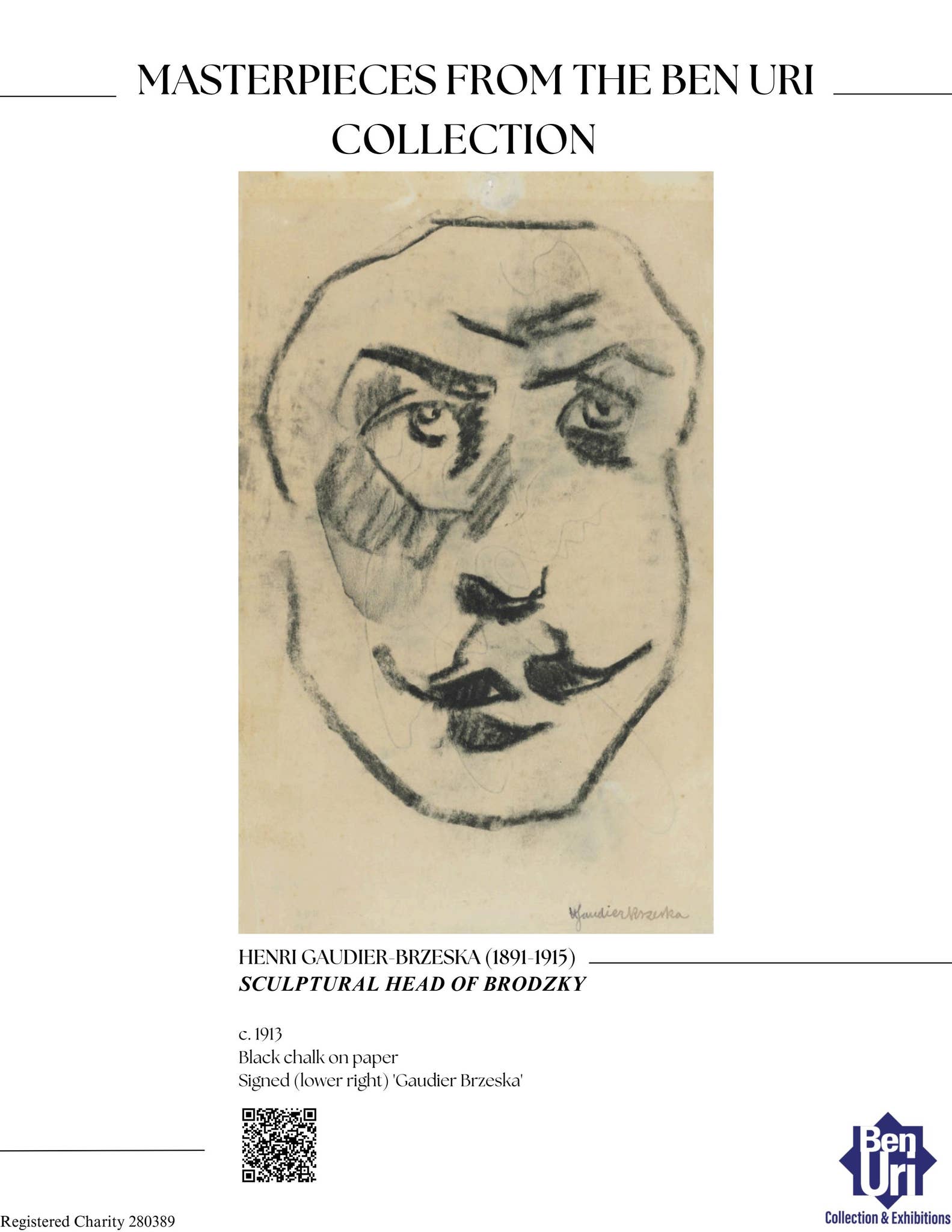 Masterpieces of the Ben Uri Collection - HENRI GAUDIER-BRZESKA (1891-1915) SCULPTURAL HEAD OF ...