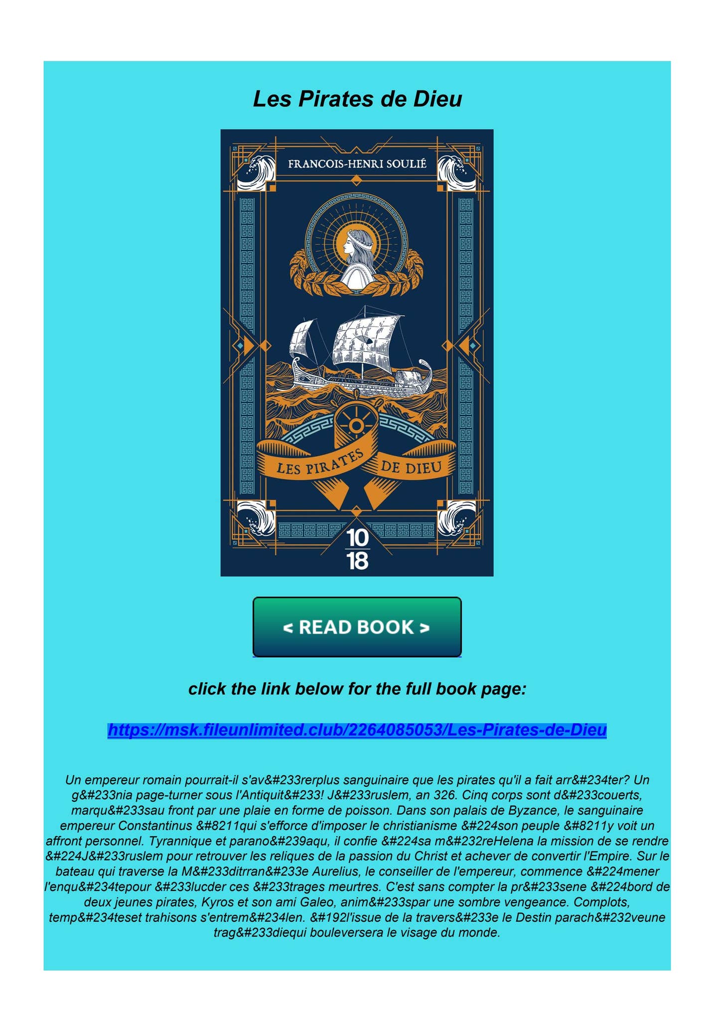 Ebook PDF Les Pirates de Dieu by kylabridewade - Issuu