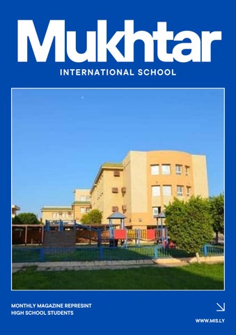 MIS High school magazine Volum 1 by Khaled A. Elbourey - Issuu