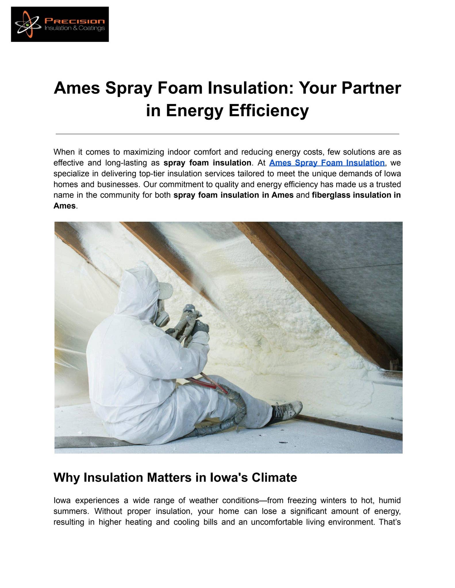 Ames Spray Foam Insulation_ Your Partner in Energy Efficiency by ...