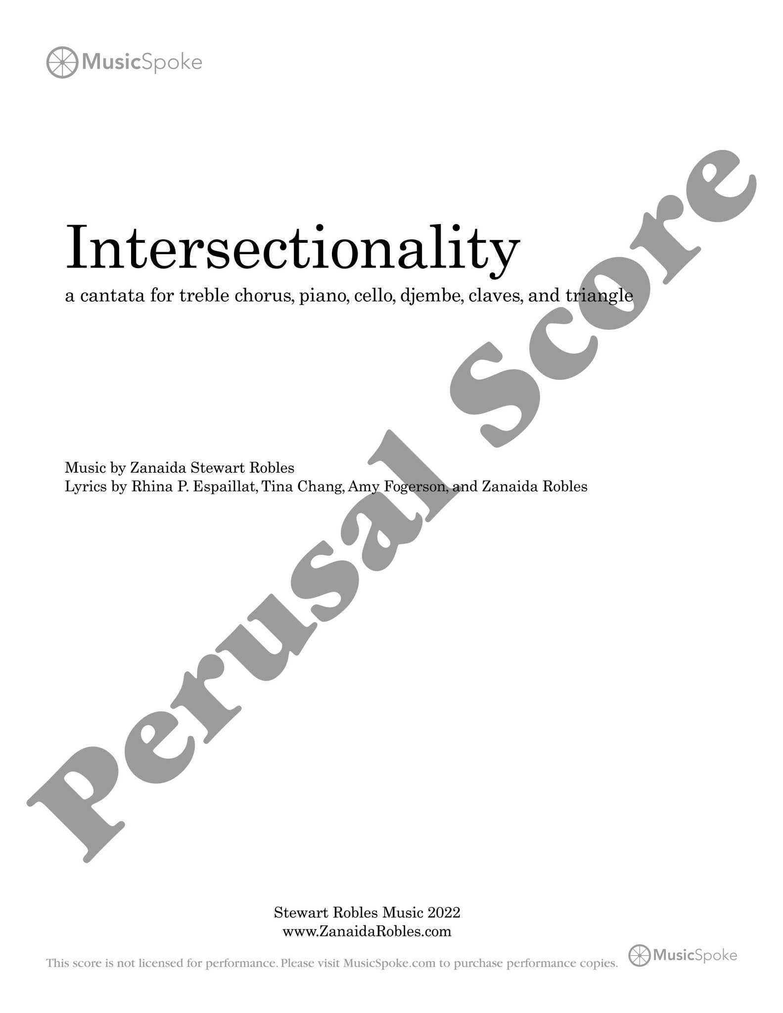 Intersectionality | Zanaida Robles | MusicSpoke by MusicSpoke - Issuu