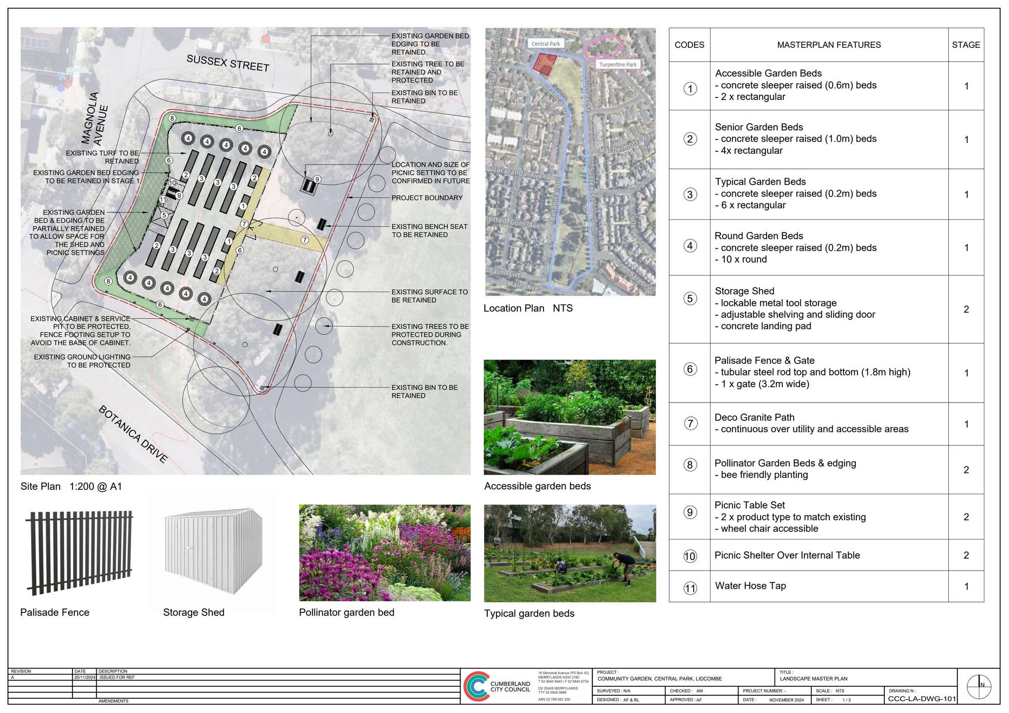Lidcombe Community Garden - Concept Plan by Cumberland City Council - Issuu