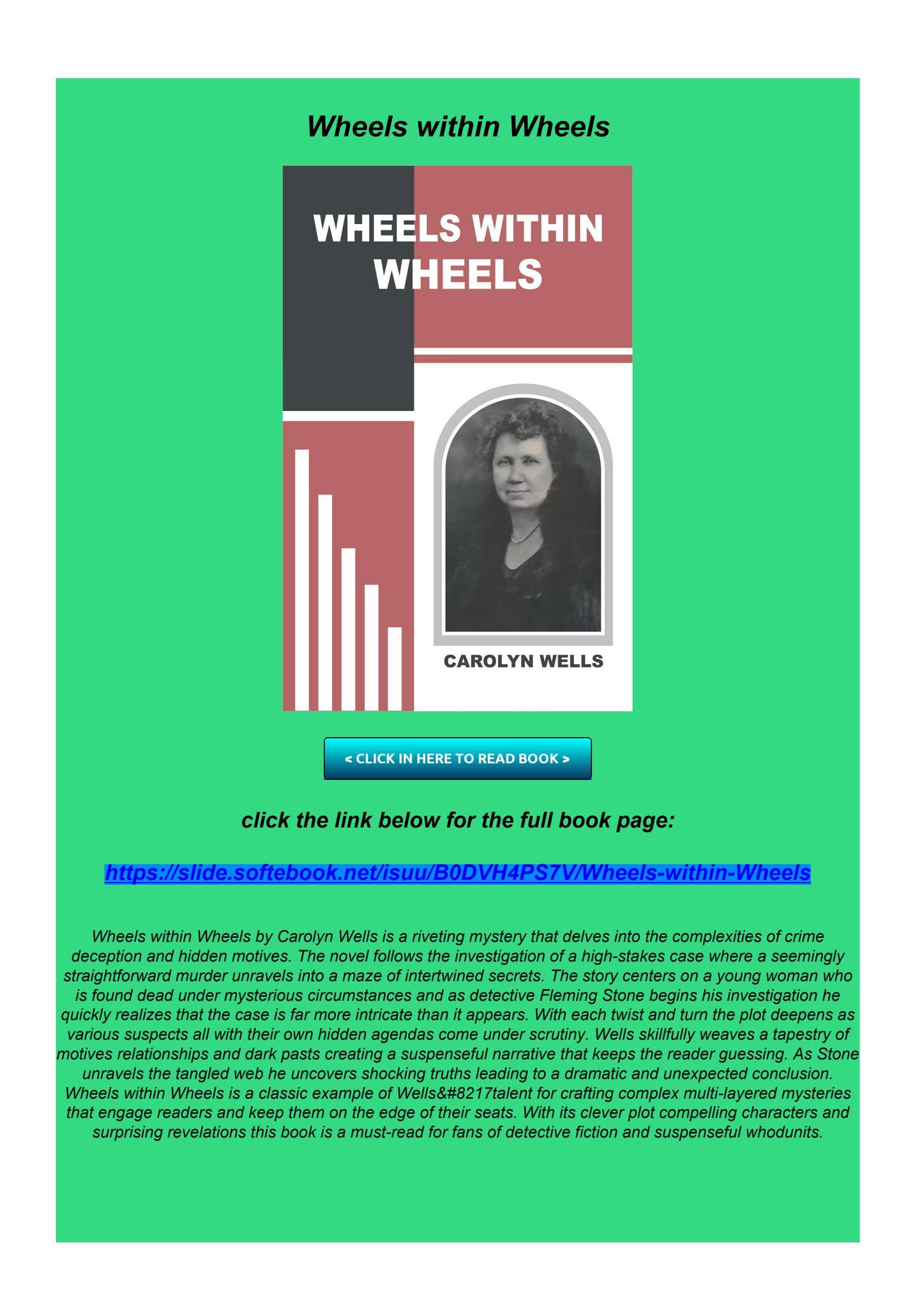 Get PDF Wheels within Wheels by sonnybridecummings - Issuu